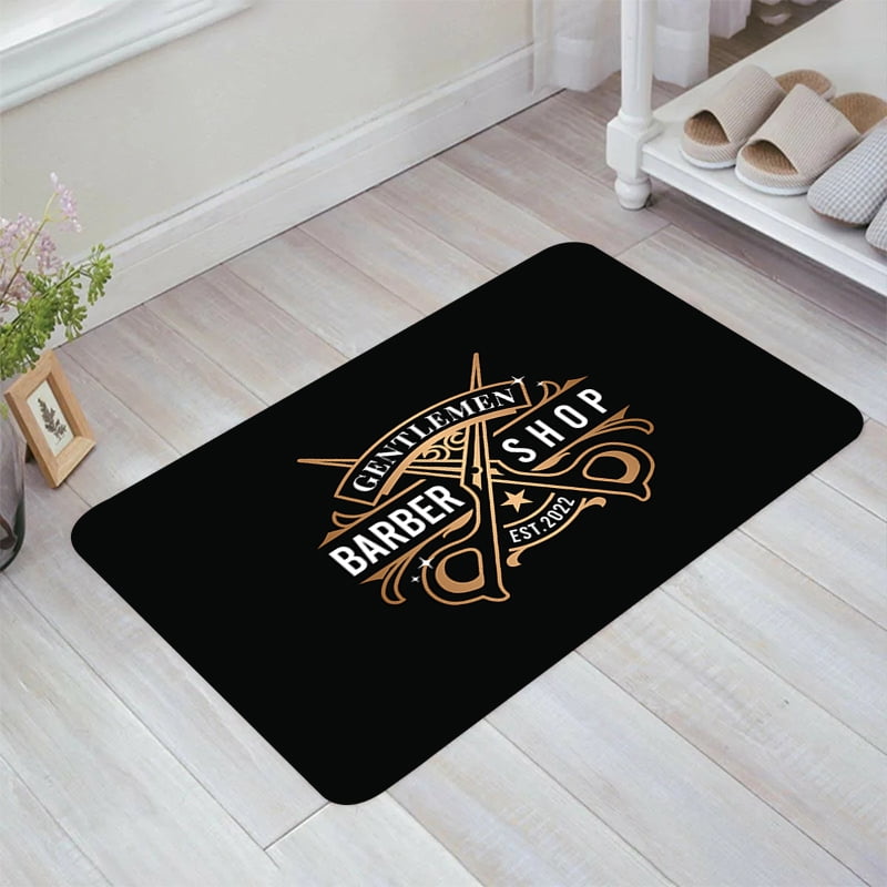 Barber Shop Sign Floor Mat Kitchen Carpet Room Rugs Carpets Home ...