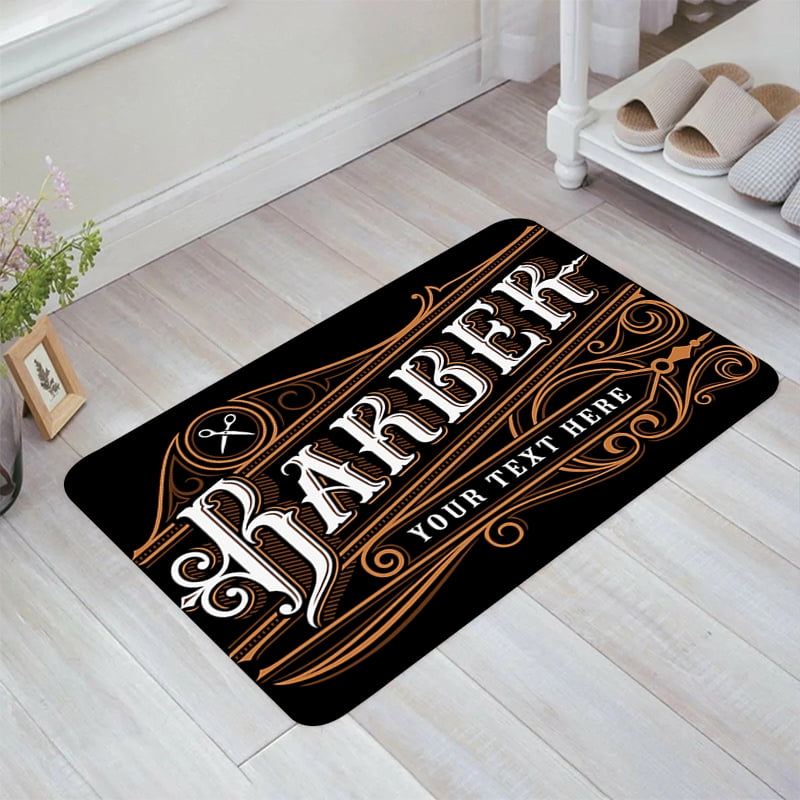 Barber Shop Sign Floor Mat Kitchen Carpet Room Rugs Carpets Home ...