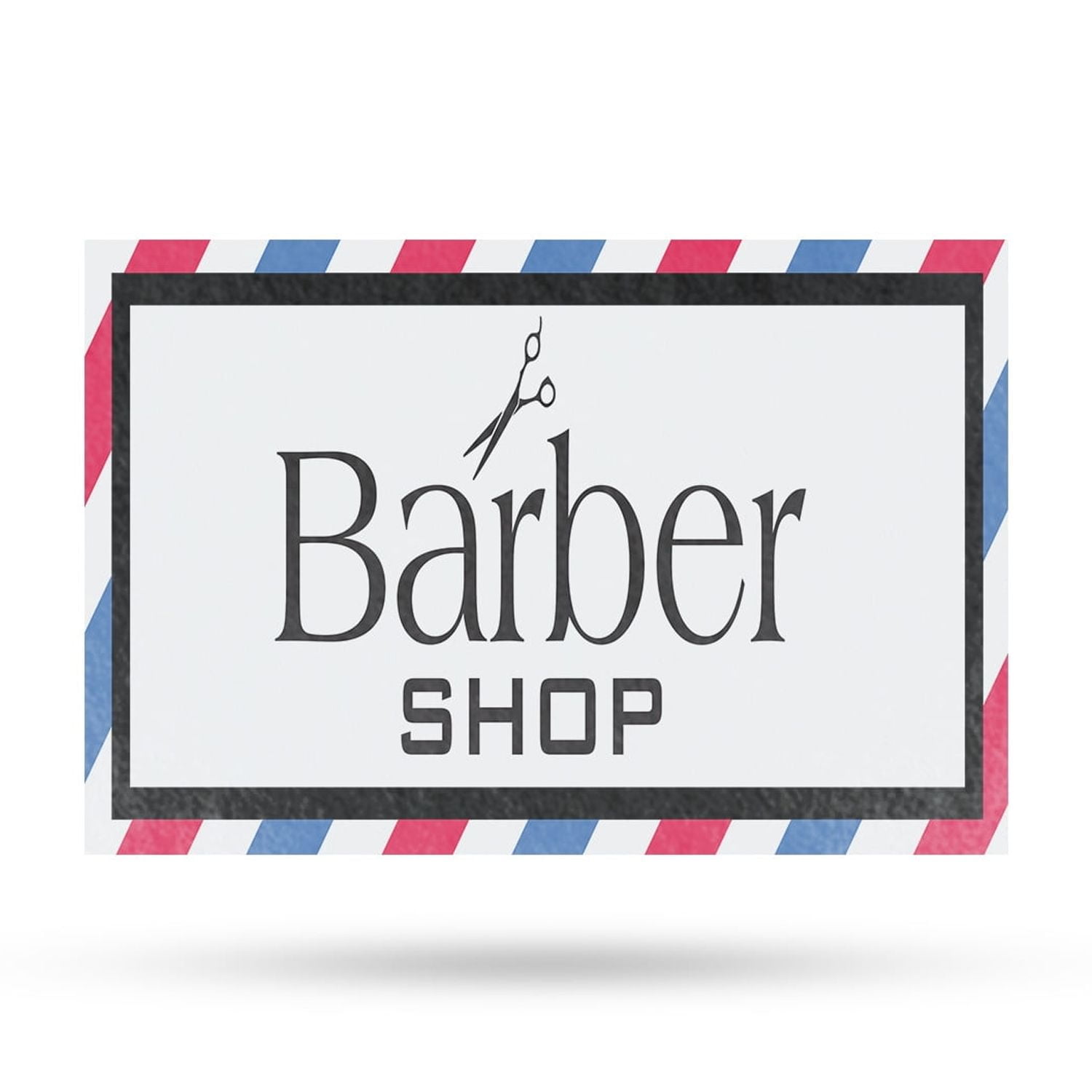 Barber Shop Vinyl Decal 18 Inch x 24 Inch Weatherproof Heavy-Duty ...