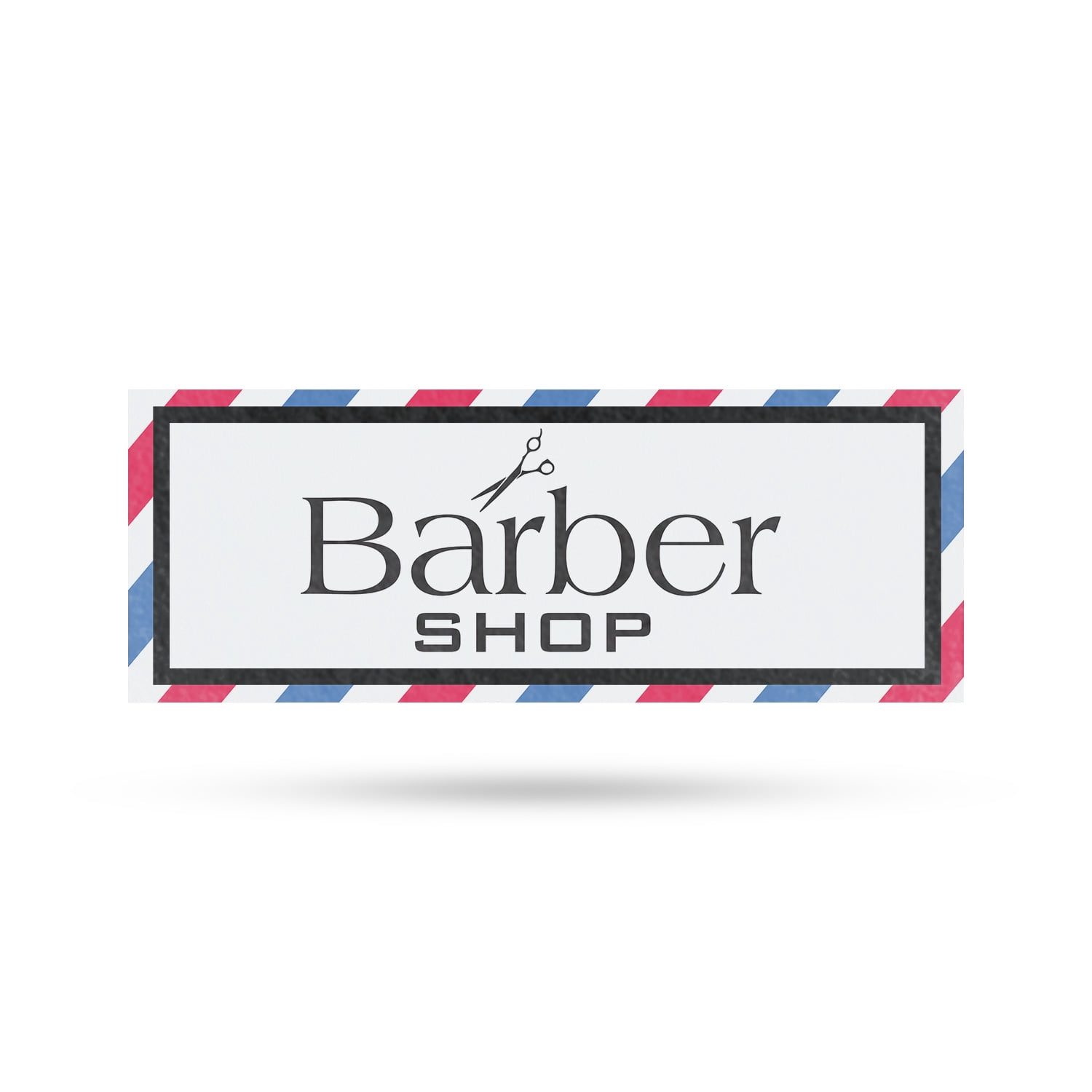 Barber Shop Vinyl Decal 48 Inch x 18 Inch Weatherproof Heavy-Duty ...