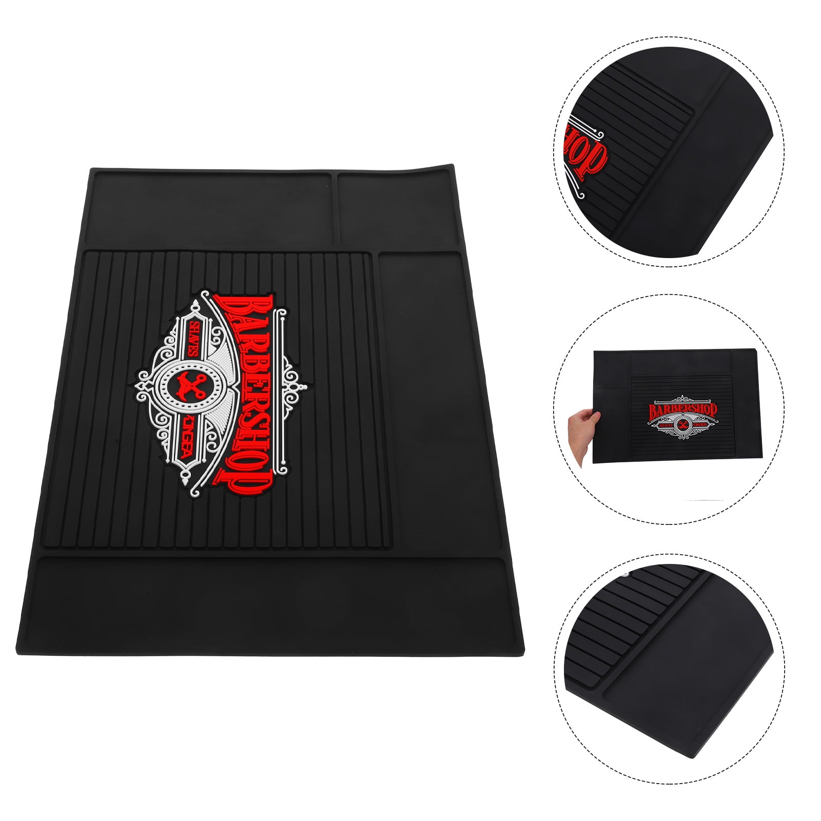 Barber Station Mat for Tools Salon and Barbershop Work Station Pads Mat ...