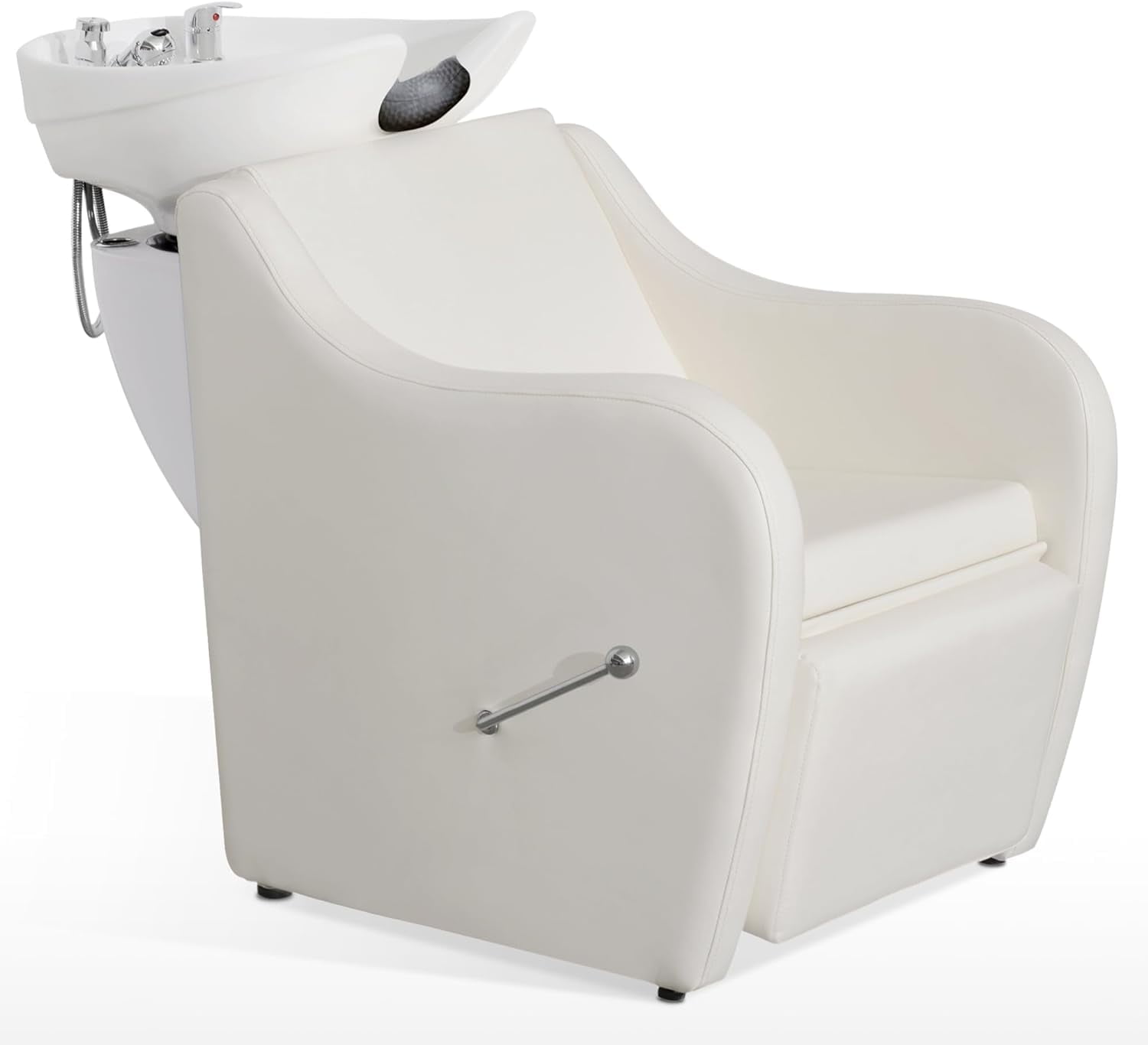 BarberPub Backwash Ceramic Shampoo Bowl Sink Chair Station Beauty Bowls ...