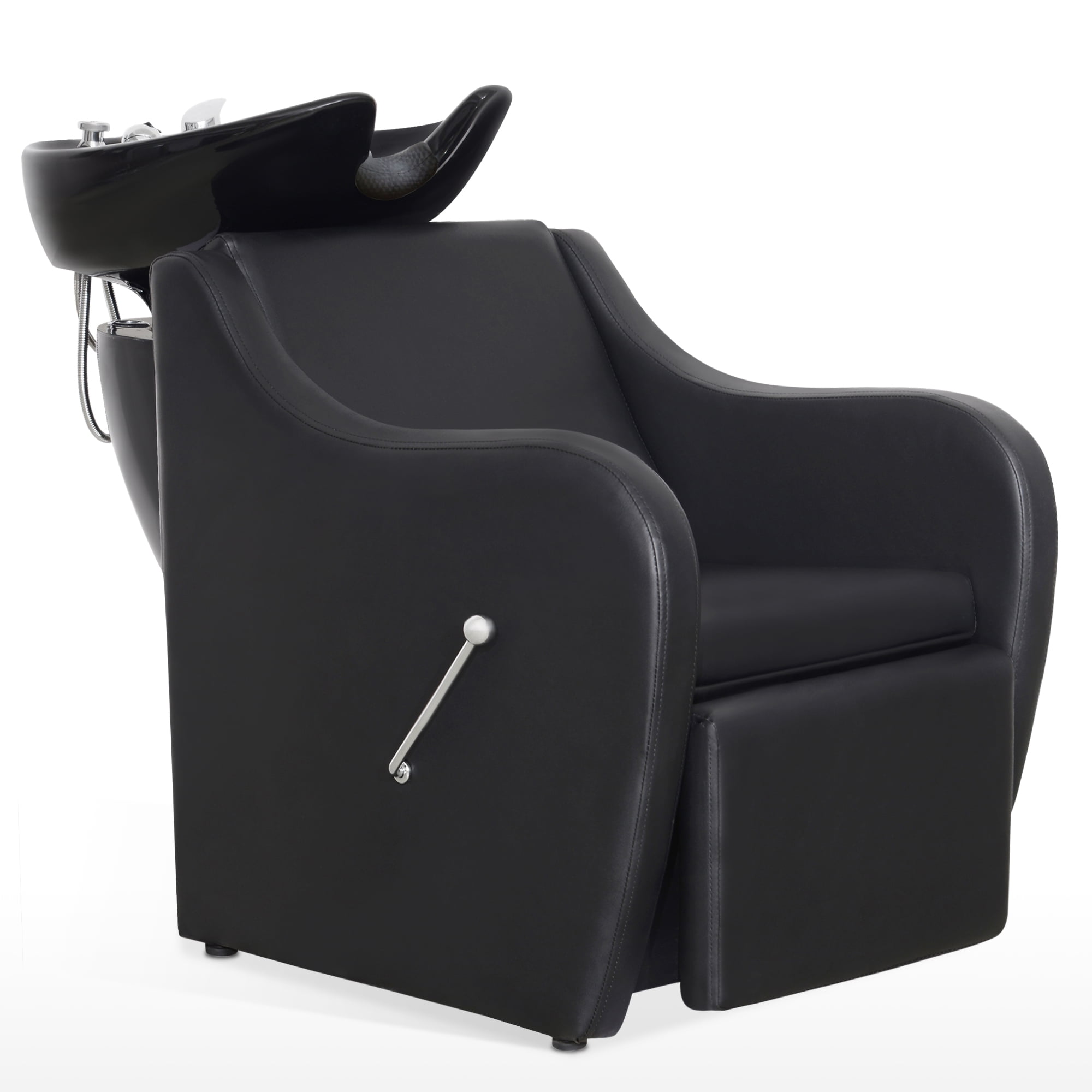 BarberPub Backwash Ceramic Shampoo Bowl Sink Chair Station Spa Salon ...