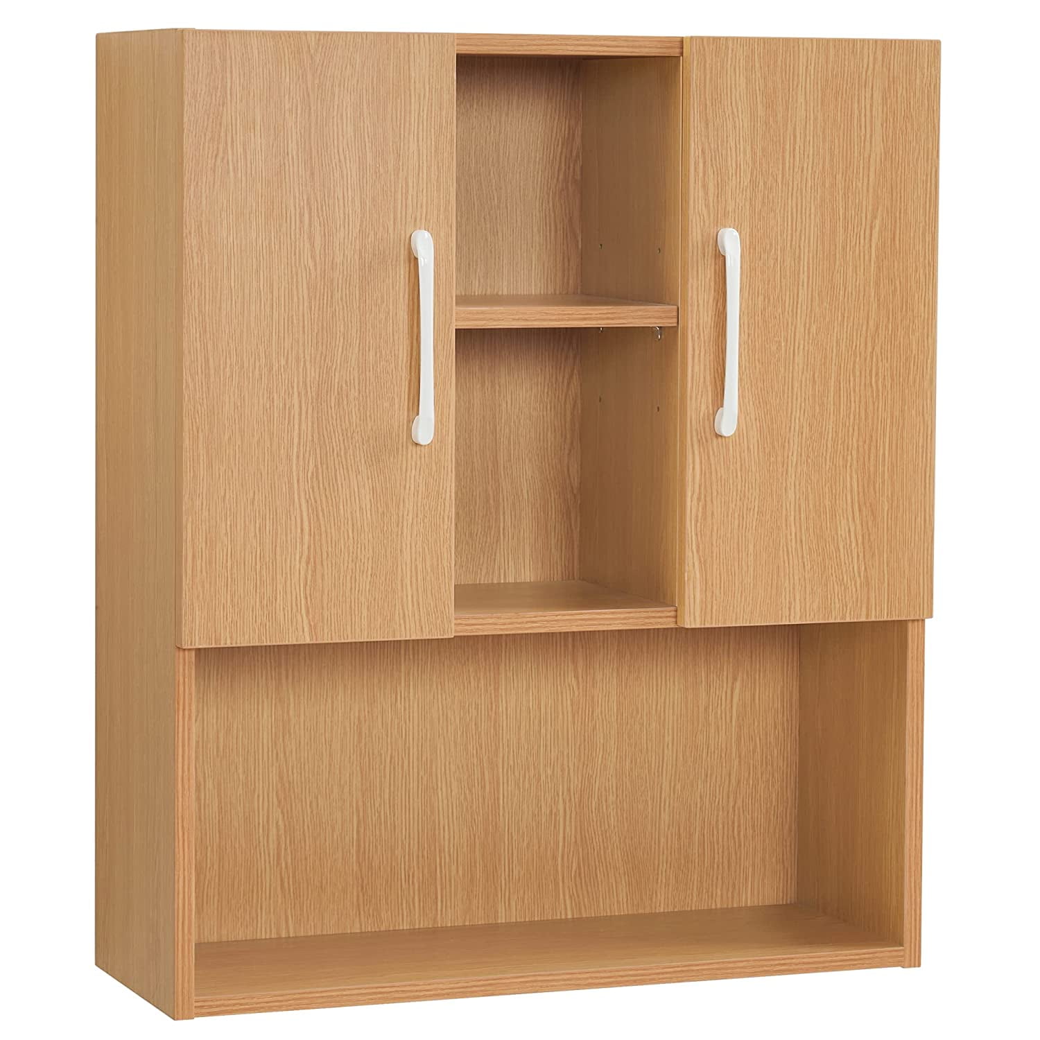 BarberPub Barber Wall Mounted Styling Cabinet 30'' Modern Salon Storage ...