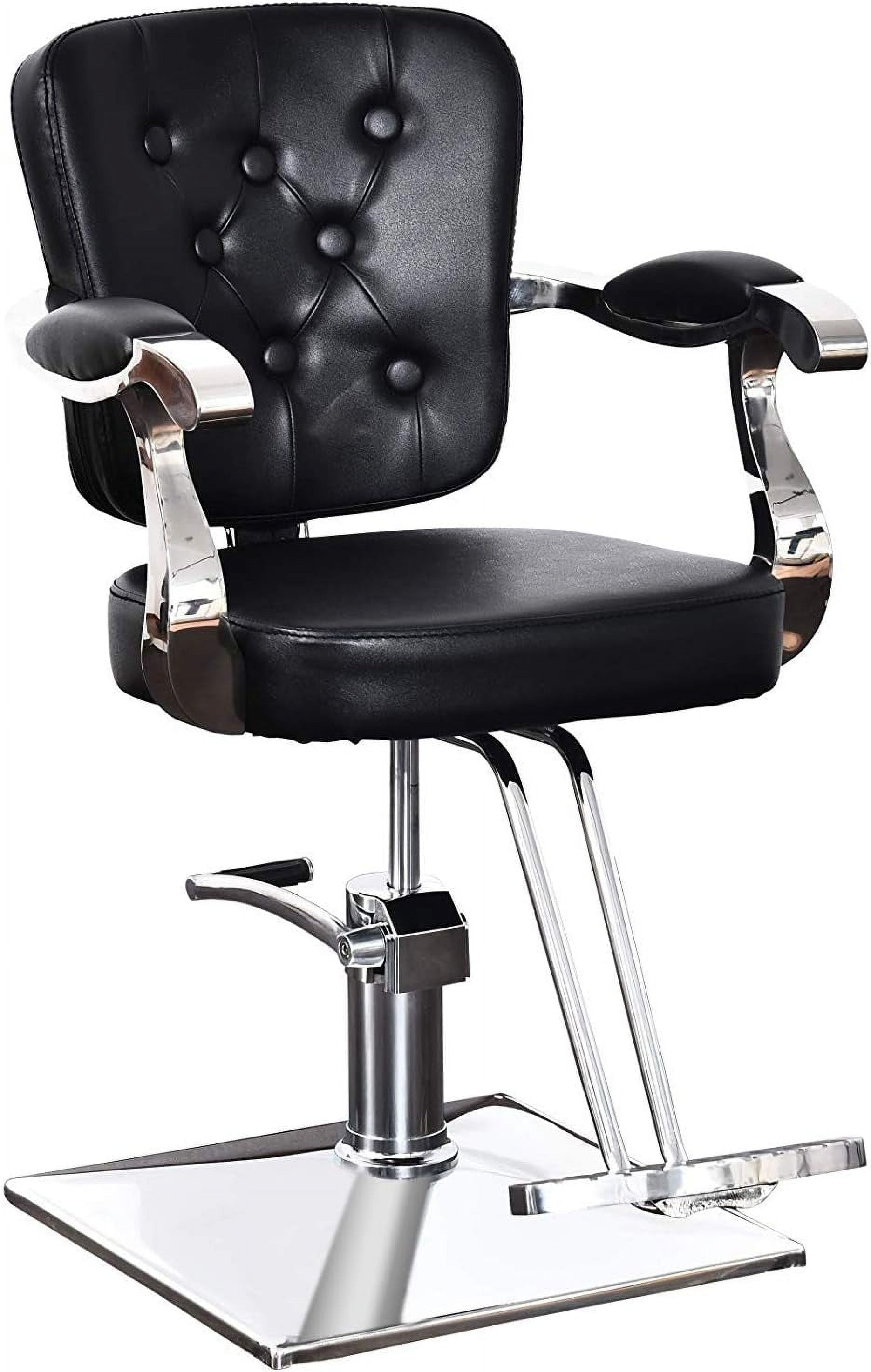 BarberPub Classic Hydraulic Barber Chair Hair Spa Salon Styling Beauty ...