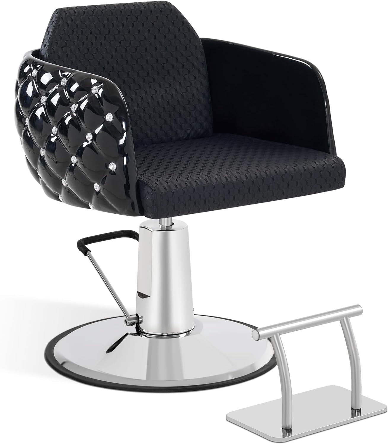 BarberPub Luxurious Salon Chair with 440lbs Hydraulic Pump for Hair ...