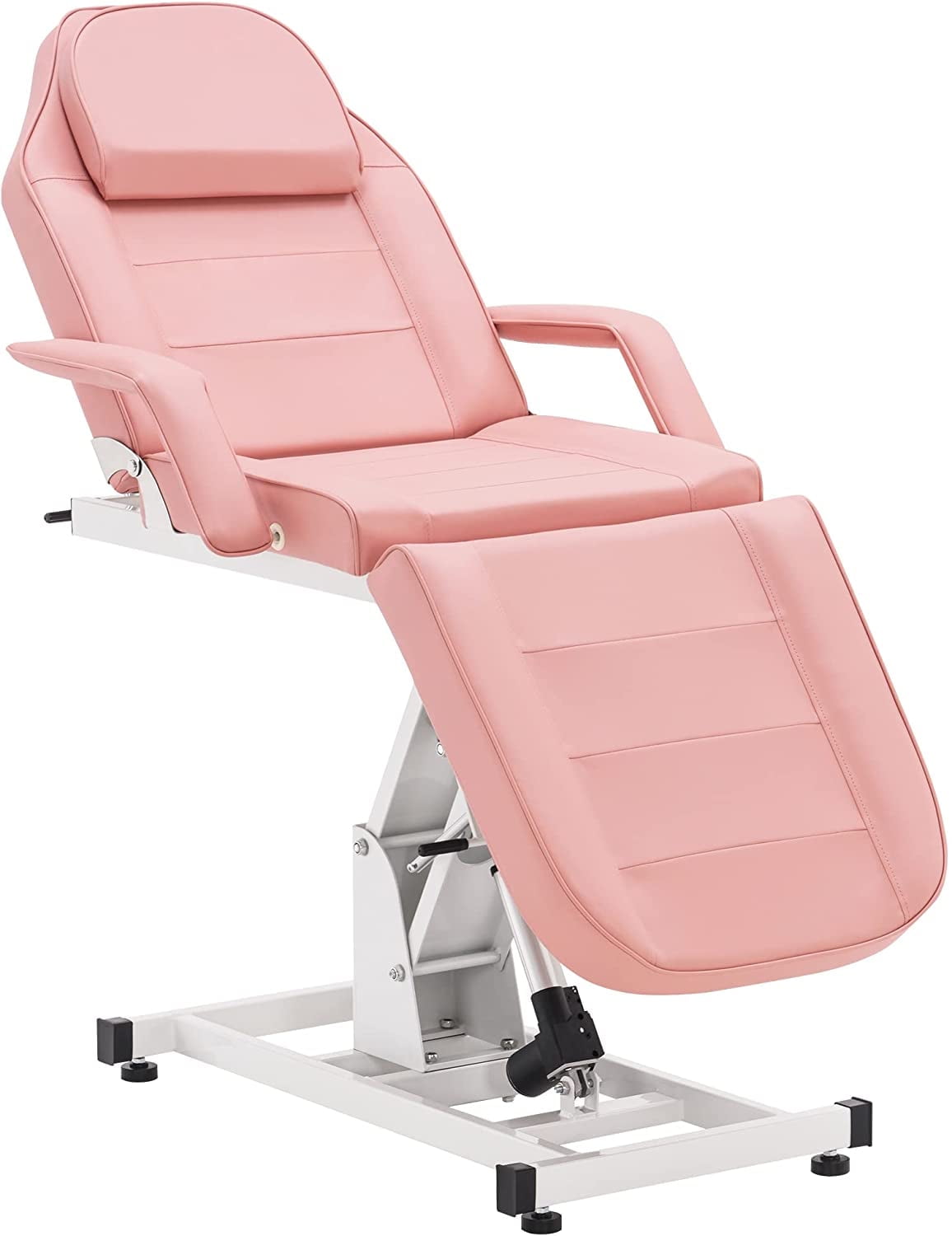 BarberPub Electric Massage Bed Salon Chair, Adjustable Facial Table ...