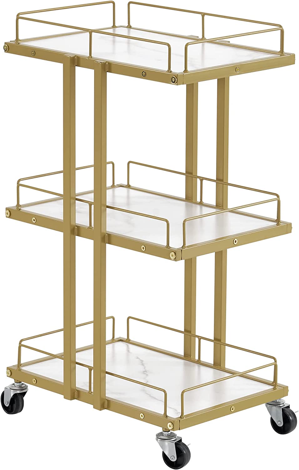 Yescom 5 Layers Rolling Salon SPA Trolley Storage Cart Coloring Beauty ...