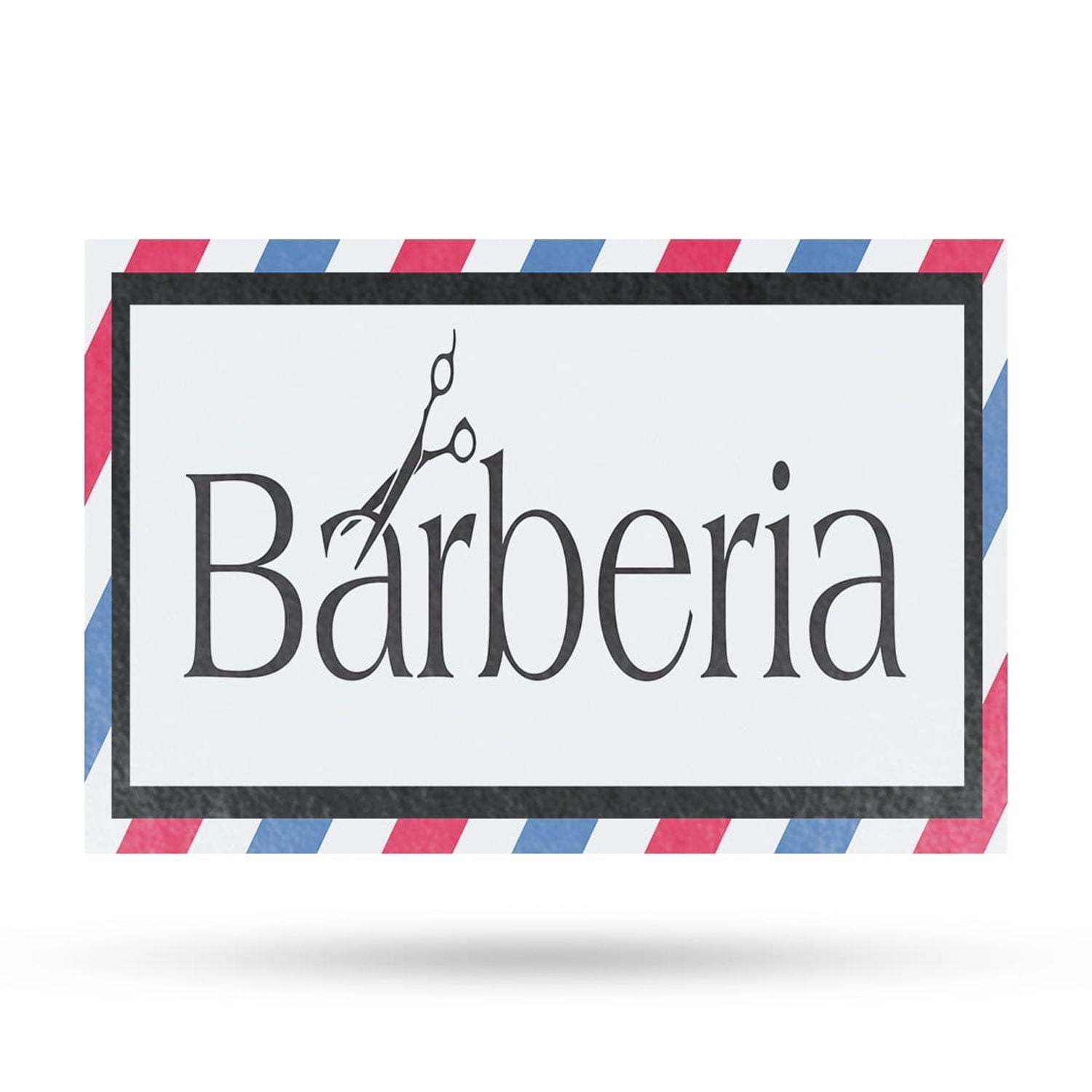 Barberia Vinyl Decal 24 Inch x 36 Inch Weatherproof Heavy-Duty Adhesive ...