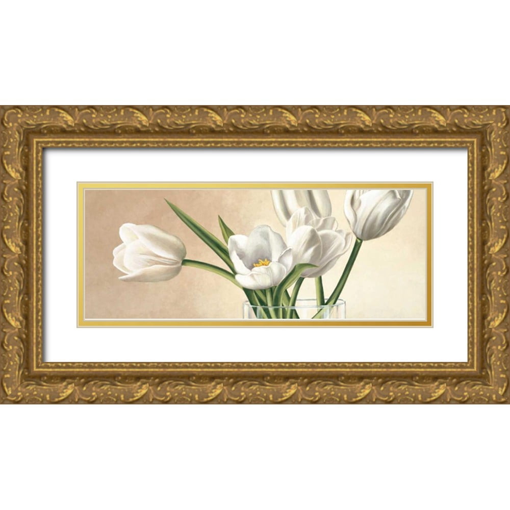 Barberini, Eva 14x8 Gold Ornate Wood Framed with Double Matting Museum ...