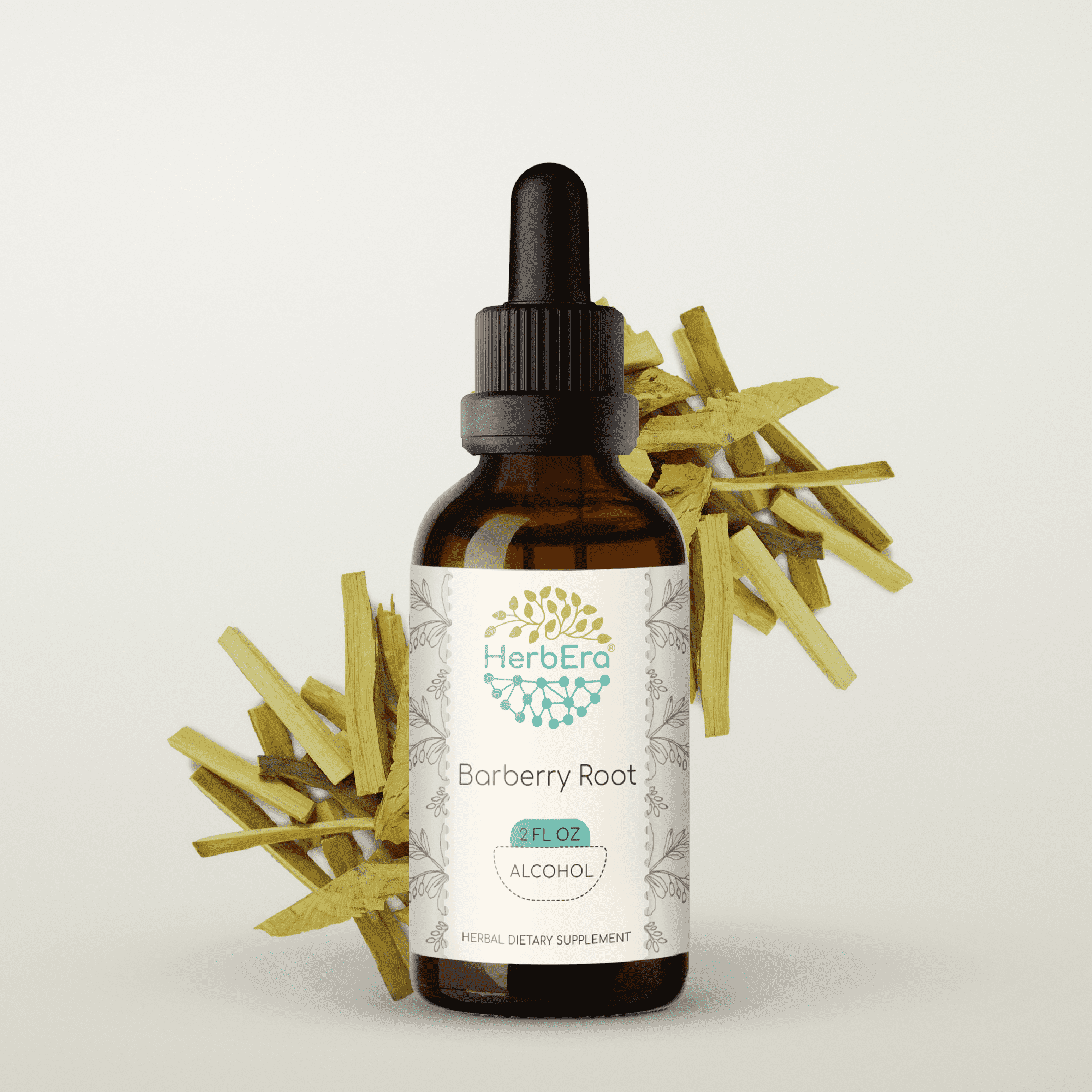 HerbEra Barberry Root Tincture, Herbal Dietary Supplement for Immune ...