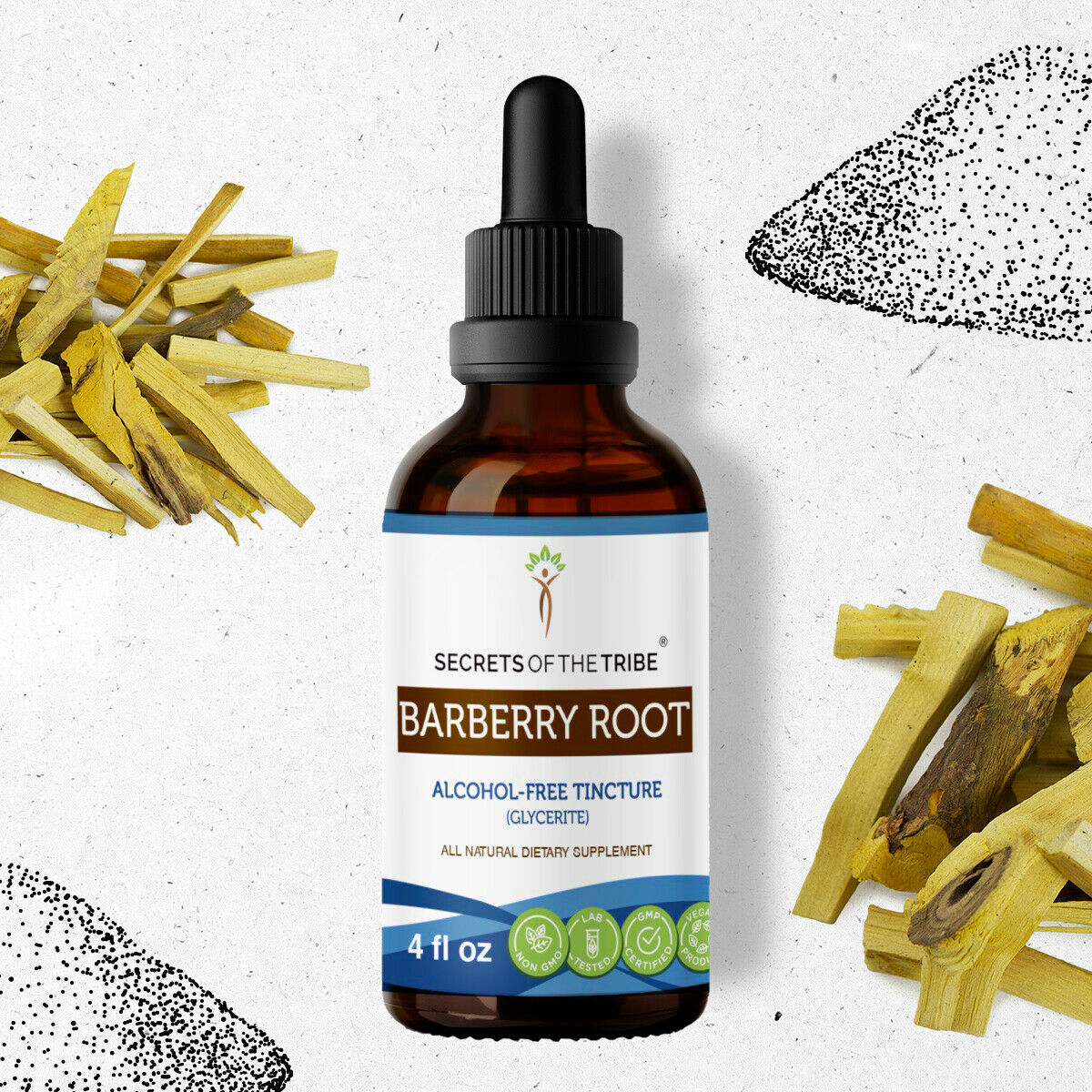Barberry Root Tincture Alcohol-FREE Extract, Barberry (Berberis ...