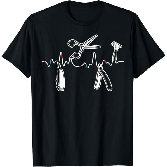 Barbers Hair Retro Barber Lifeline Barbershop Men Women T-ShirtMen's ...