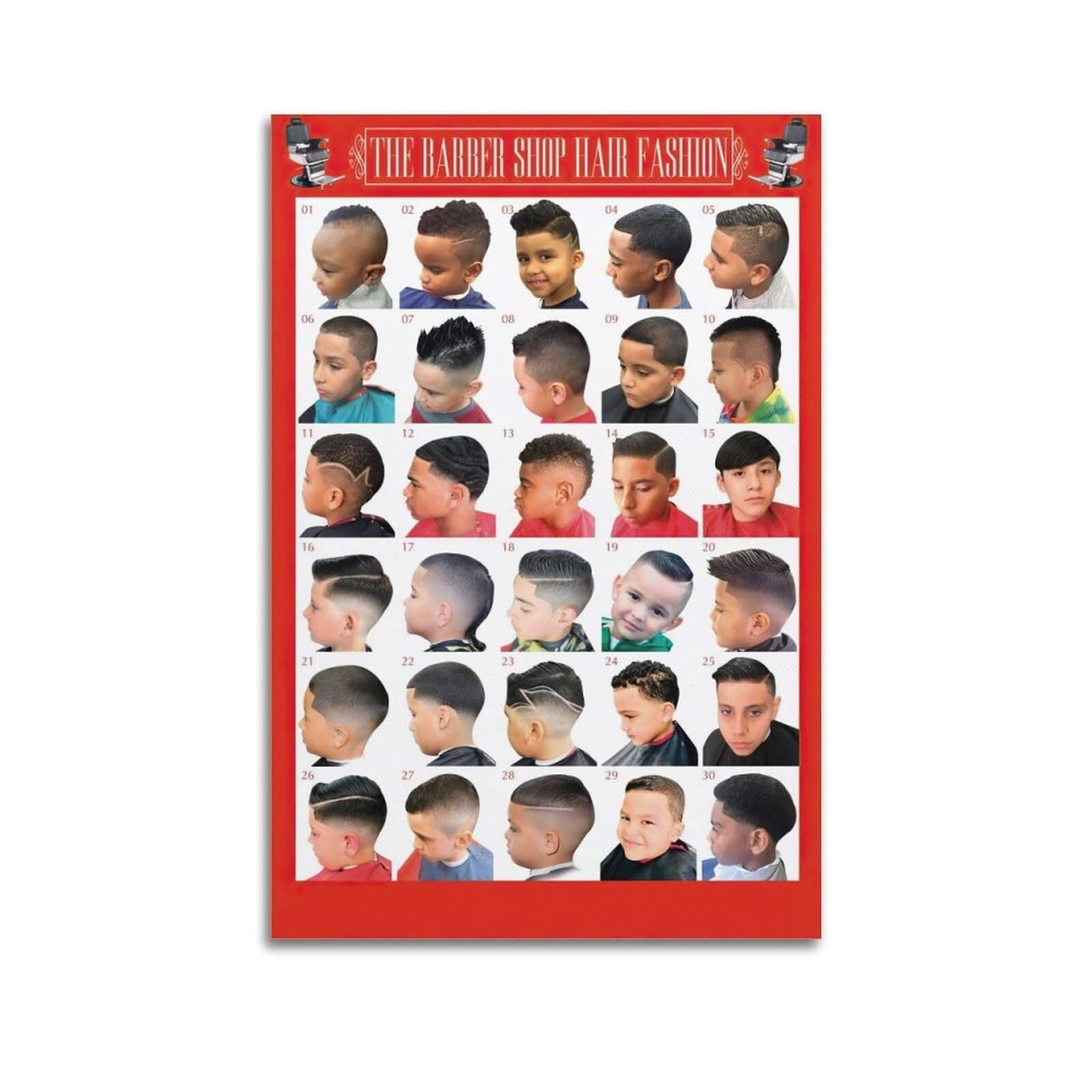 Barbershop Poster Collage Poster for Men's Haircuts Poster of A Modern ...