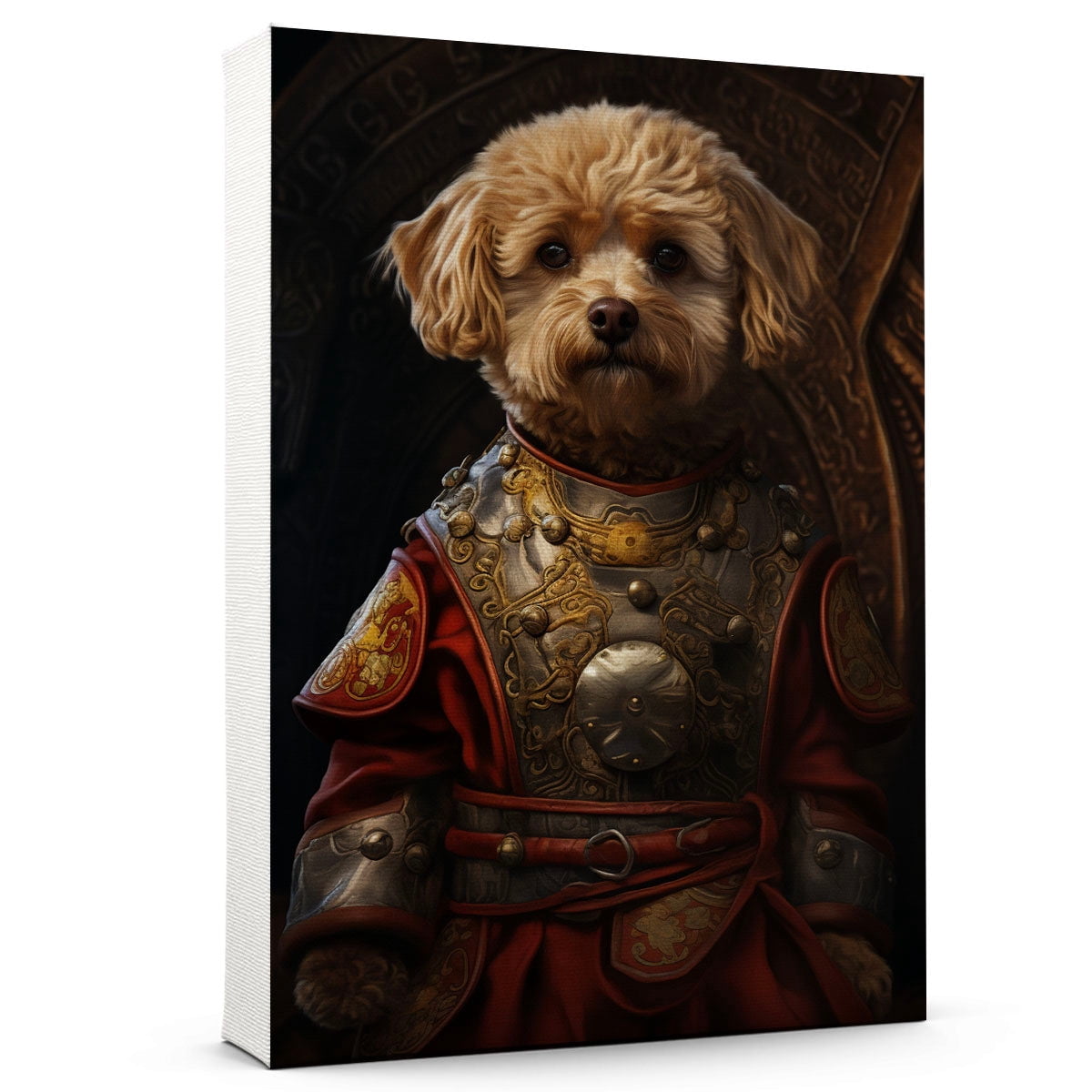 Barbet Pet Portrait in a Royal Costume Dog in a Costume Portrait Dog in ...