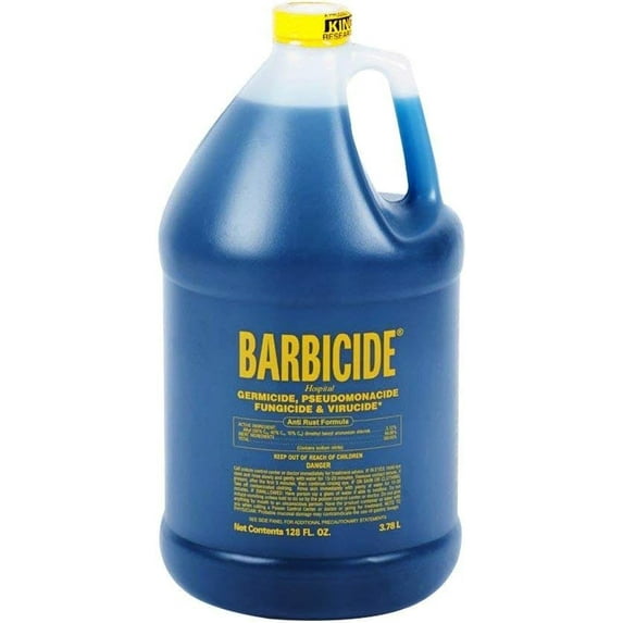 Barbicide Disinfectant Liquid Gallon 128oz, Hospital Grade, Safe for ...