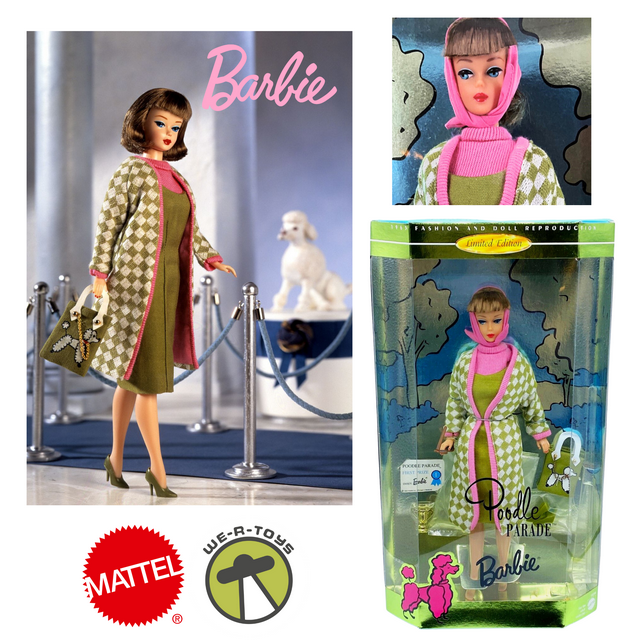 Mattel Barbie 1965 Poodle Parade Doll - Limited Edition Reproduction ...