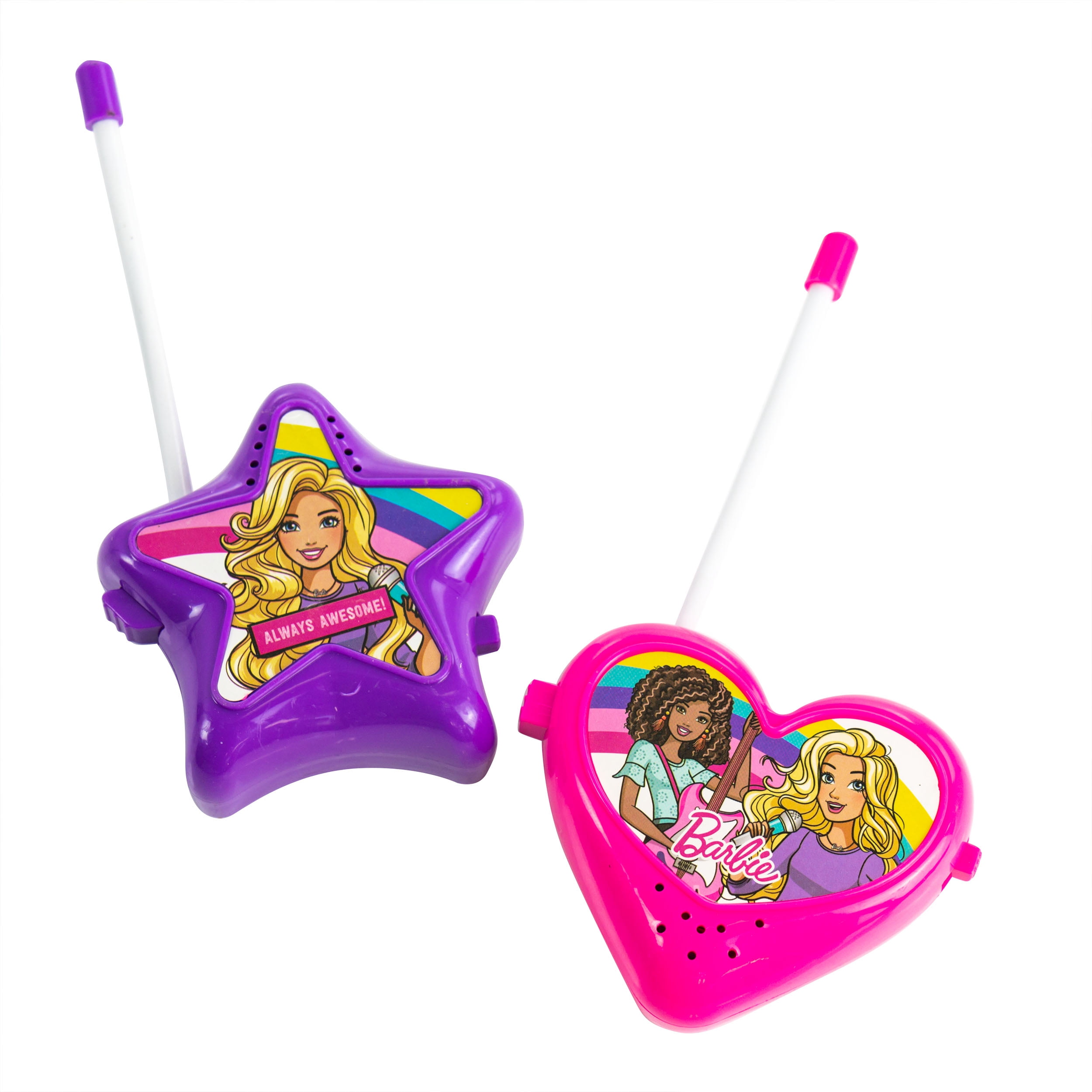 Barbie 2-Channel 0.5W Two Way Radio, Pink & Purple - Walmart.com