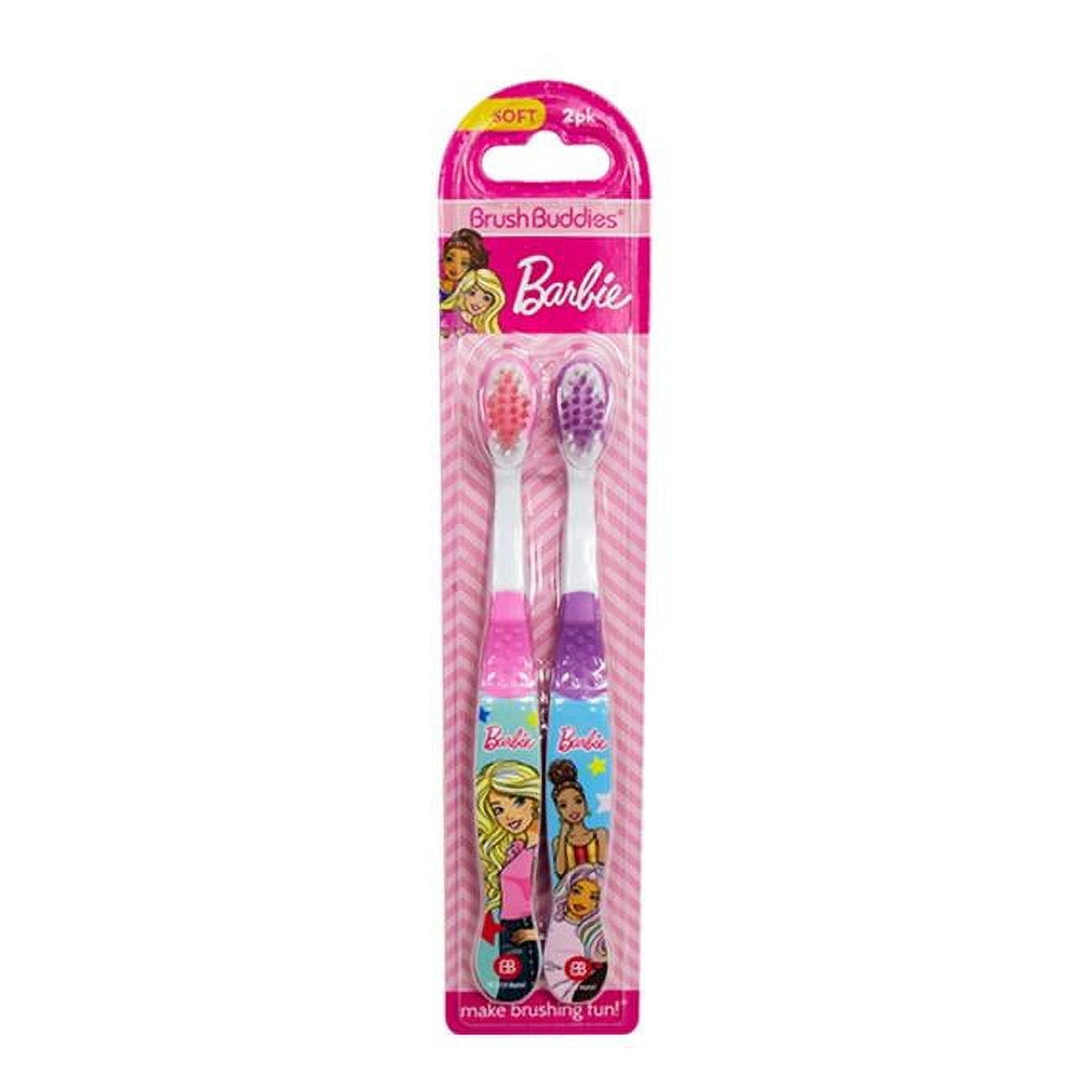 Barbie 30390975 Barbie Toothbrush - Pack of 2 - Walmart.com