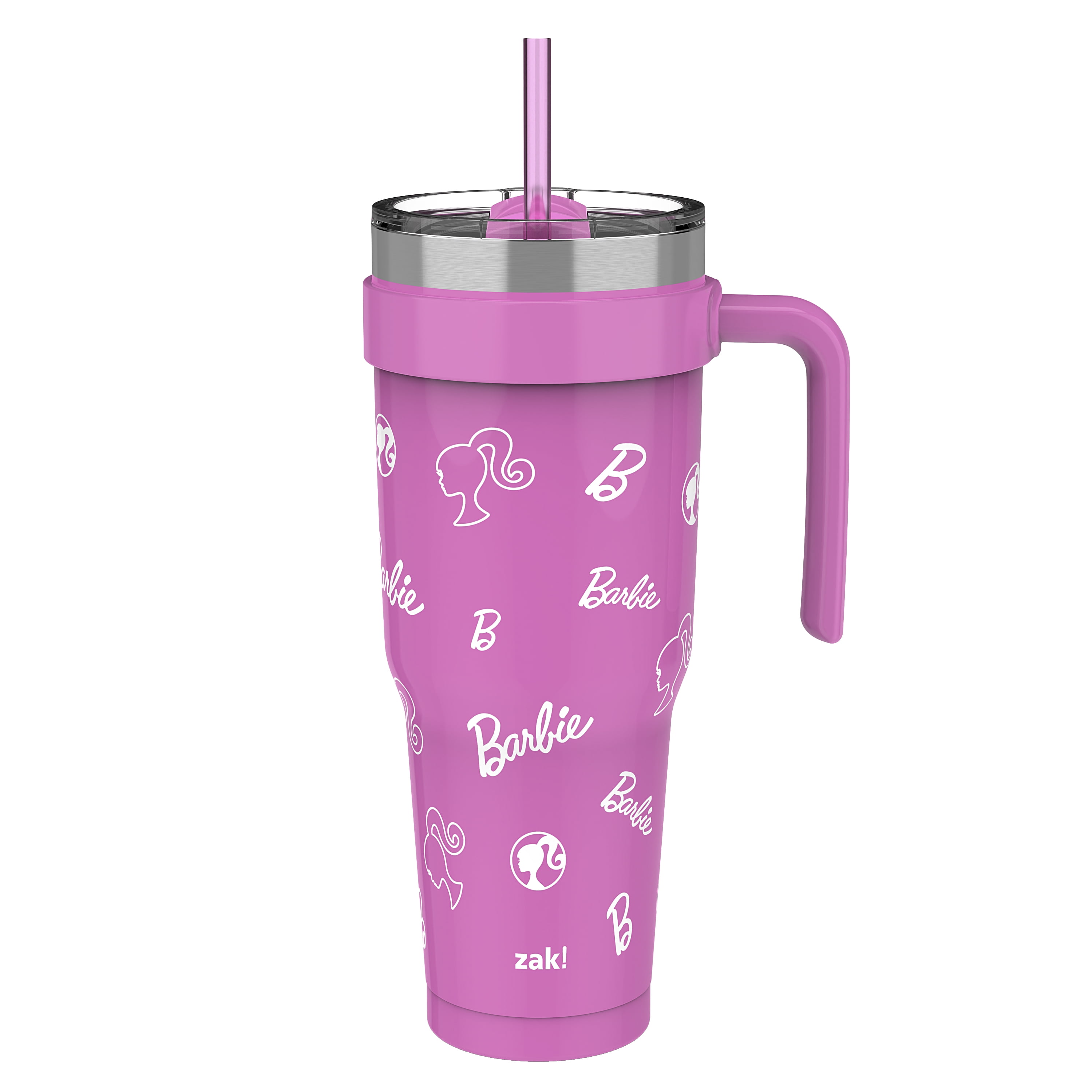 Barbie 40oz Double Wall Stainless Steel Waverly Tumbler - Pink ...