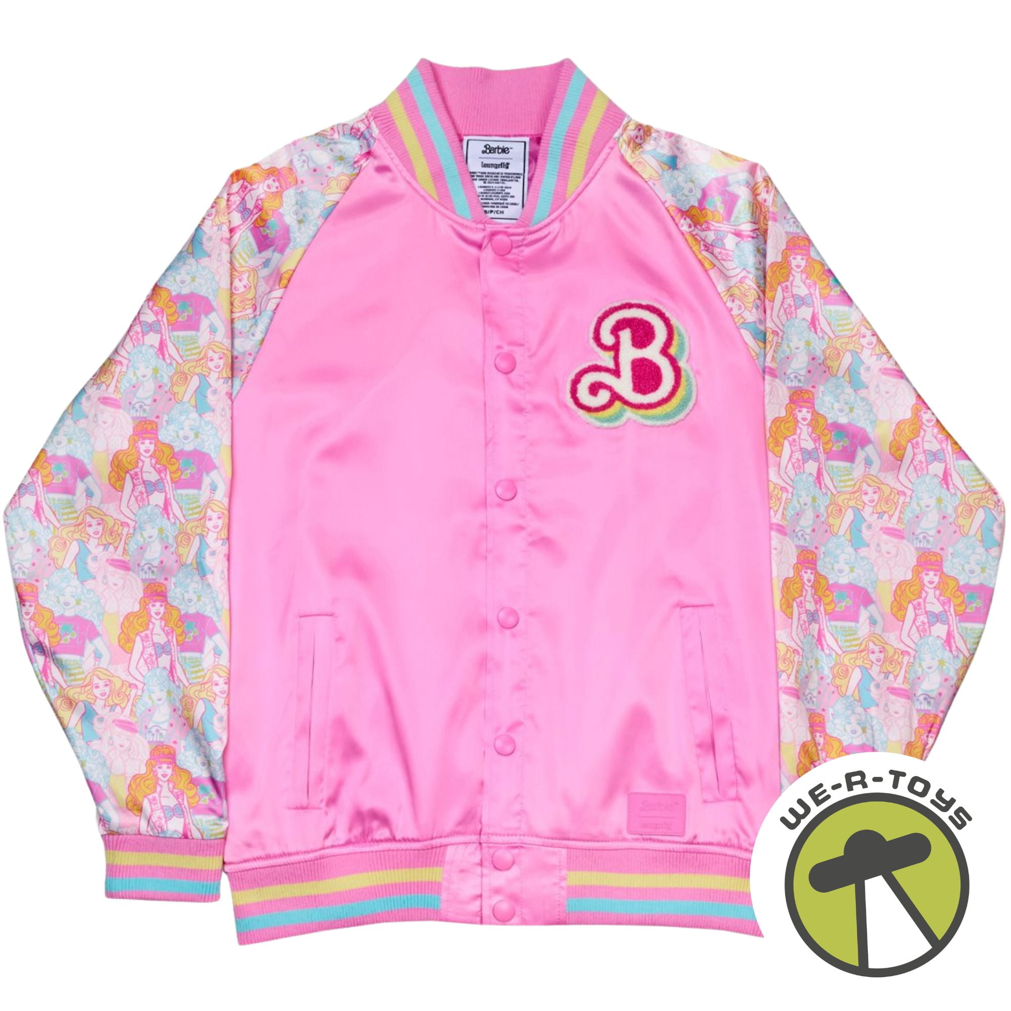 Barbie 65th Anniversary Bomber Jacket Loungefly Medium - Walmart.com