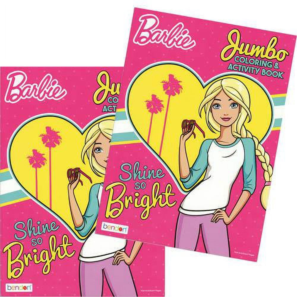 Barbie 96 pg Jumbo Coloring & Activity Book-1PC - Walmart.com