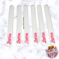 Barbie Acrylic Popsicle Sticks - White & Hot Pink 6 ct - Walmart.com