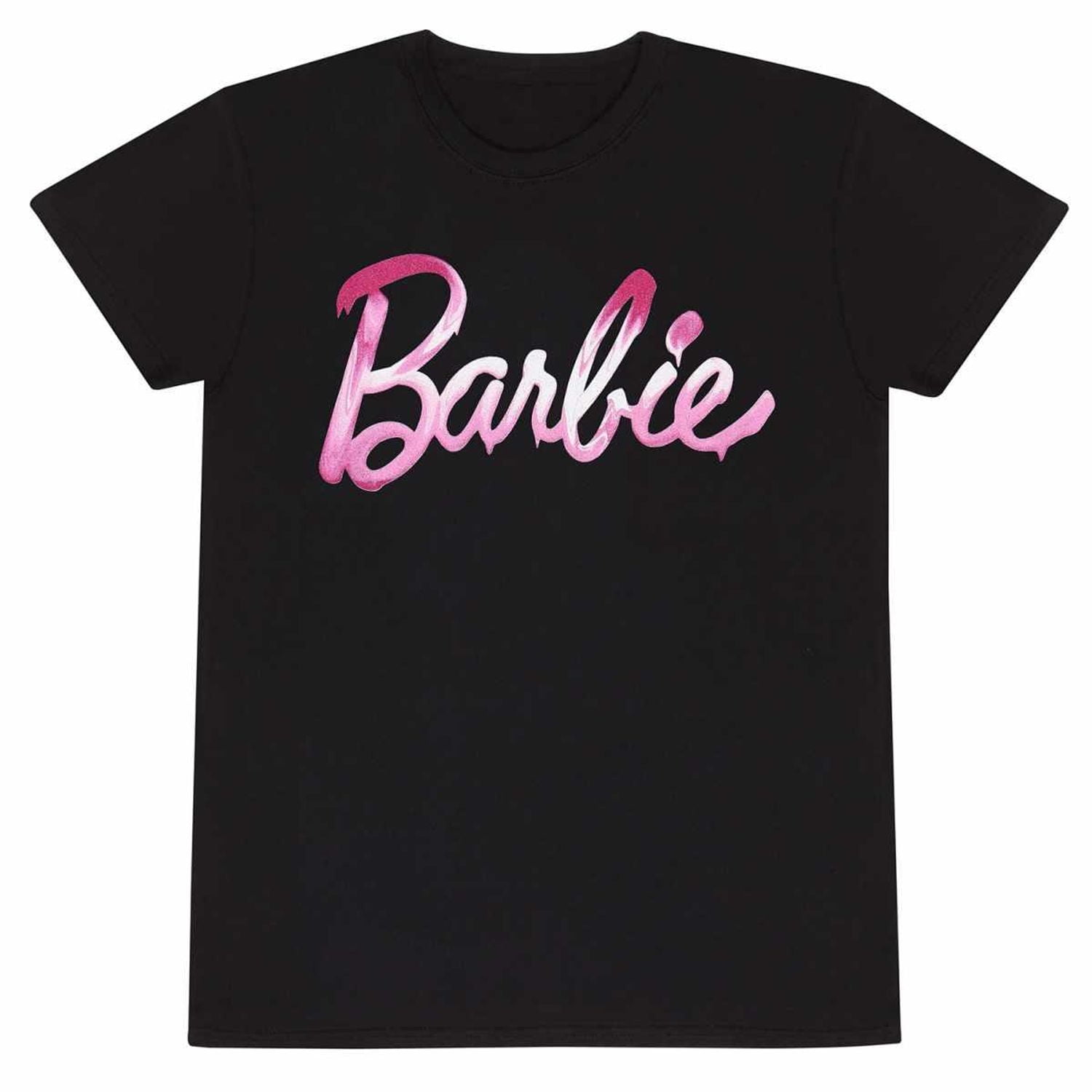 Barbie Adult Melted Logo T-Shirt - Walmart.com