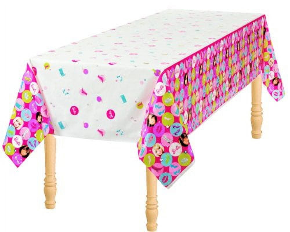 Barbie All Doll'd Up Plastic Tablecover - Walmart.com