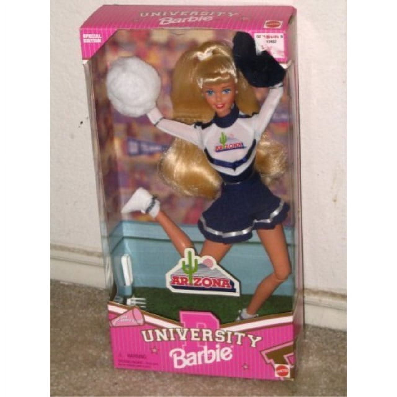 1996 Special Edition University of Arizona Barbie Cheerleading Doll ...