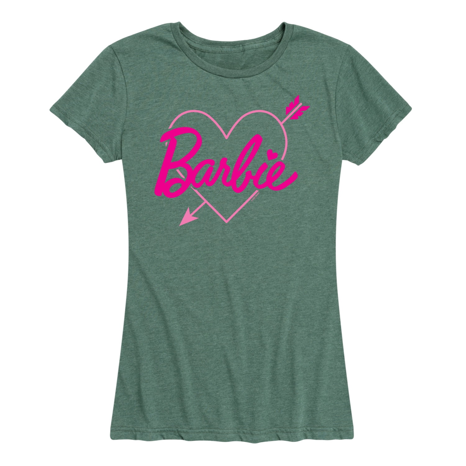 Barbie - Arrow Heart Logo - Women's Short Sleeve Graphic T-Shirt ...