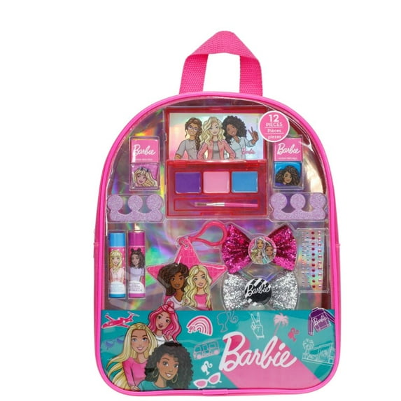 Barbie Backpack Cosmetic Makeup Hair Accessories - Walmart.com