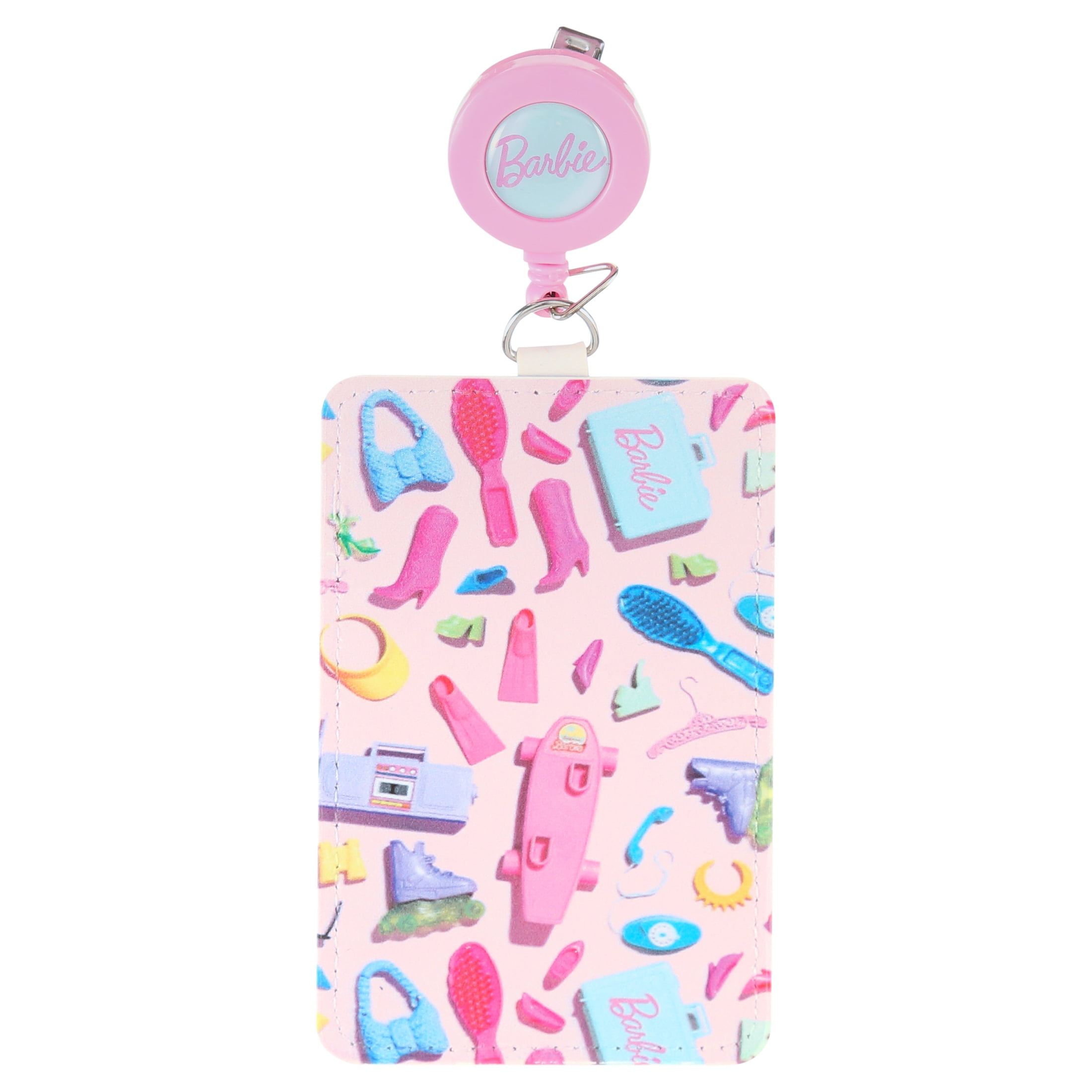 Mattel- Barbie Women's Badge Reel ID Holder - Walmart.com
