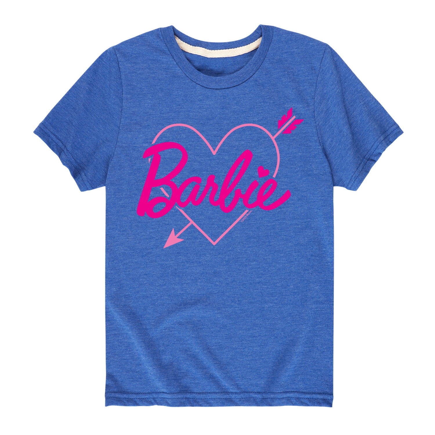 Barbie - Barbie Arrow Heart Logo - Toddler And Youth Short Sleeve ...