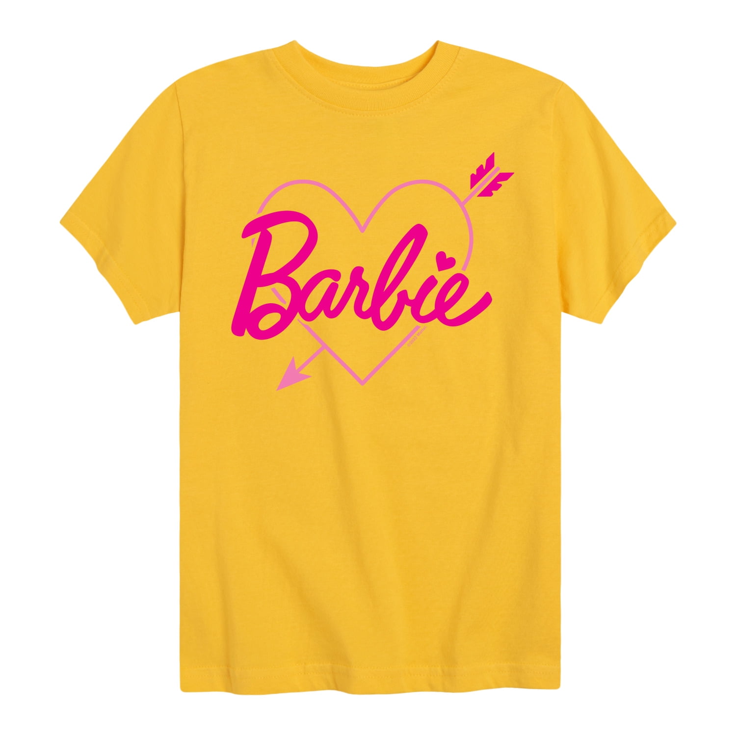 Barbie - Barbie Arrow Heart Logo - Toddler And Youth Short Sleeve ...