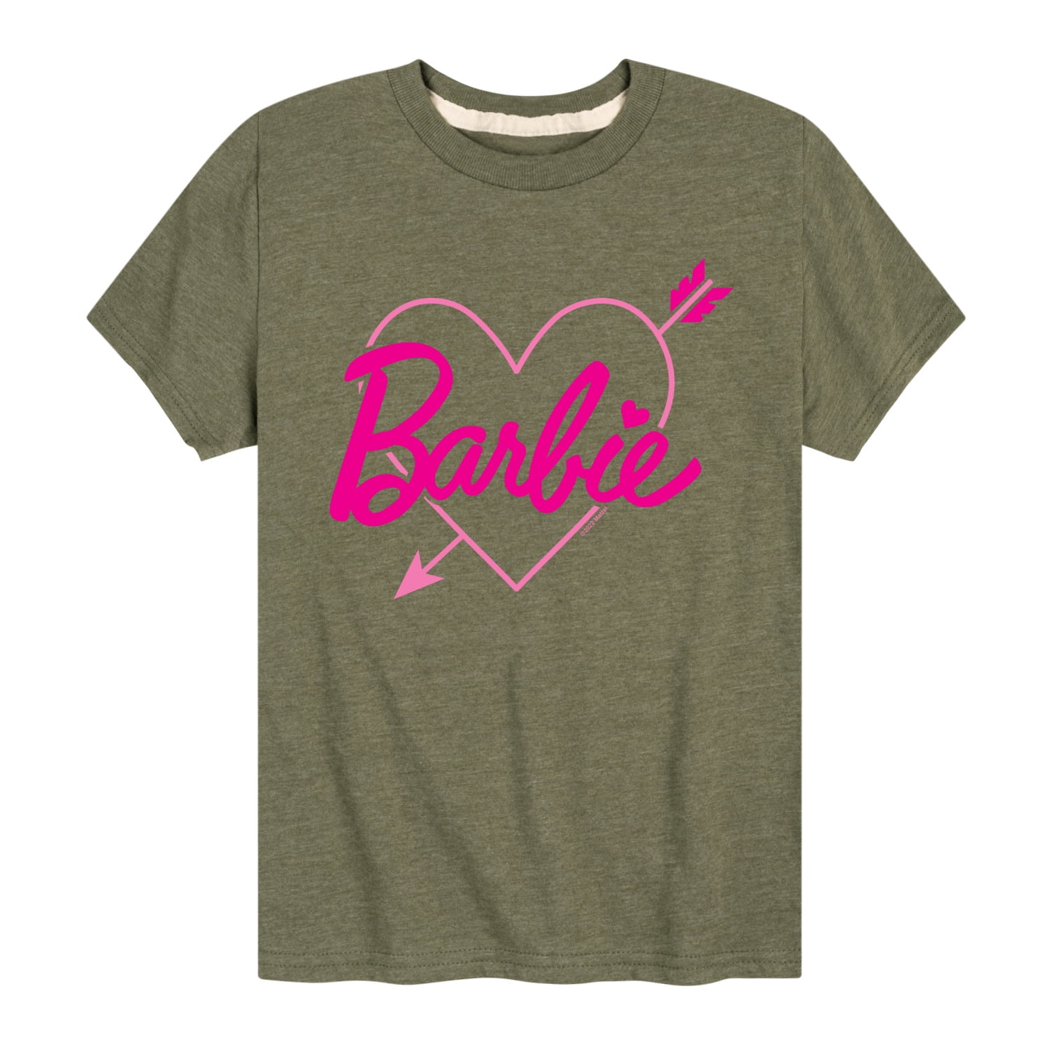 Barbie - Barbie Arrow Heart Logo - Toddler And Youth Short Sleeve ...