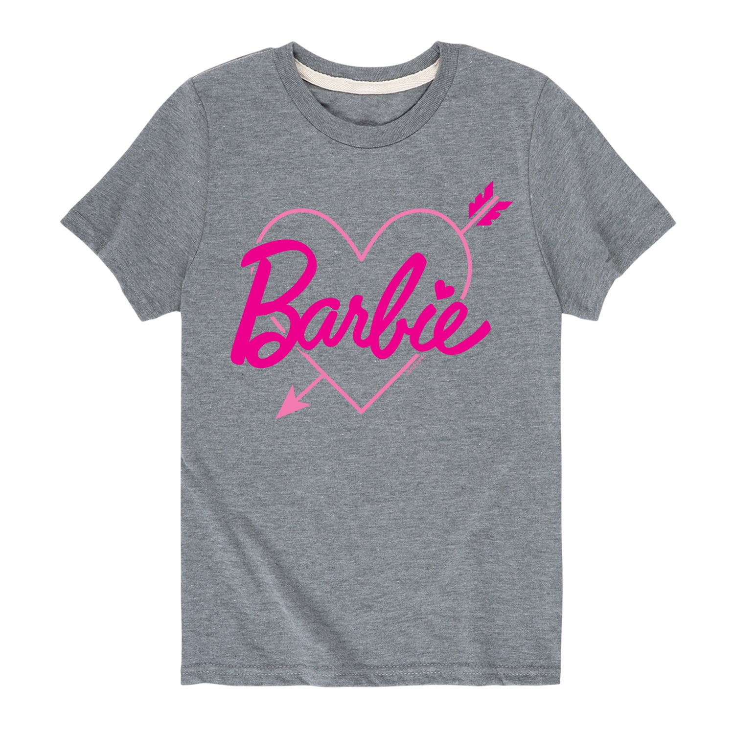 Barbie - Barbie Arrow Heart Logo - Toddler And Youth Short Sleeve ...