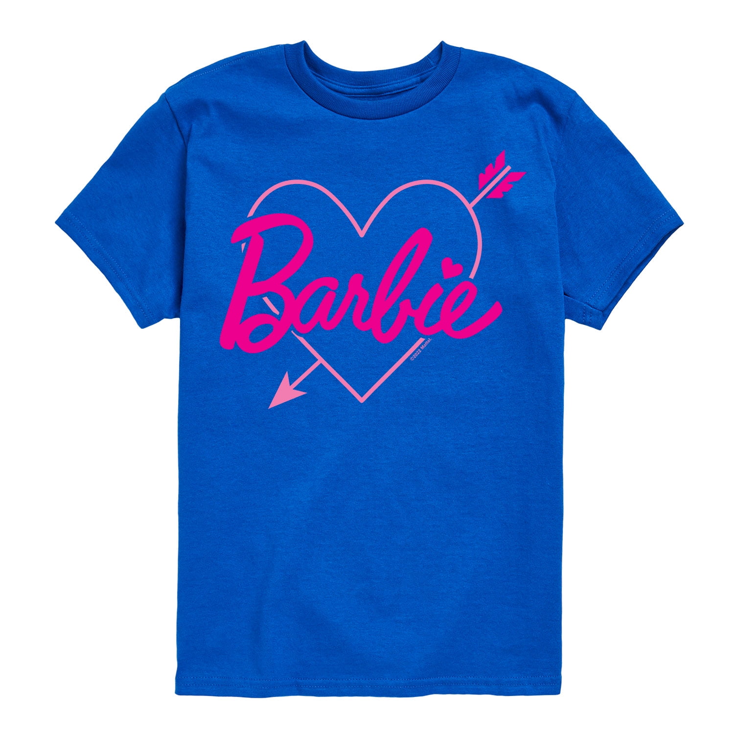 Barbie - Barbie Arrow Heart Logo - Toddler And Youth Short Sleeve ...