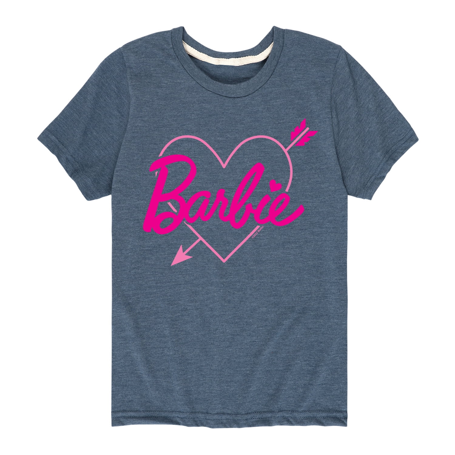 Barbie - Barbie Arrow Heart Logo - Toddler And Youth Short Sleeve ...
