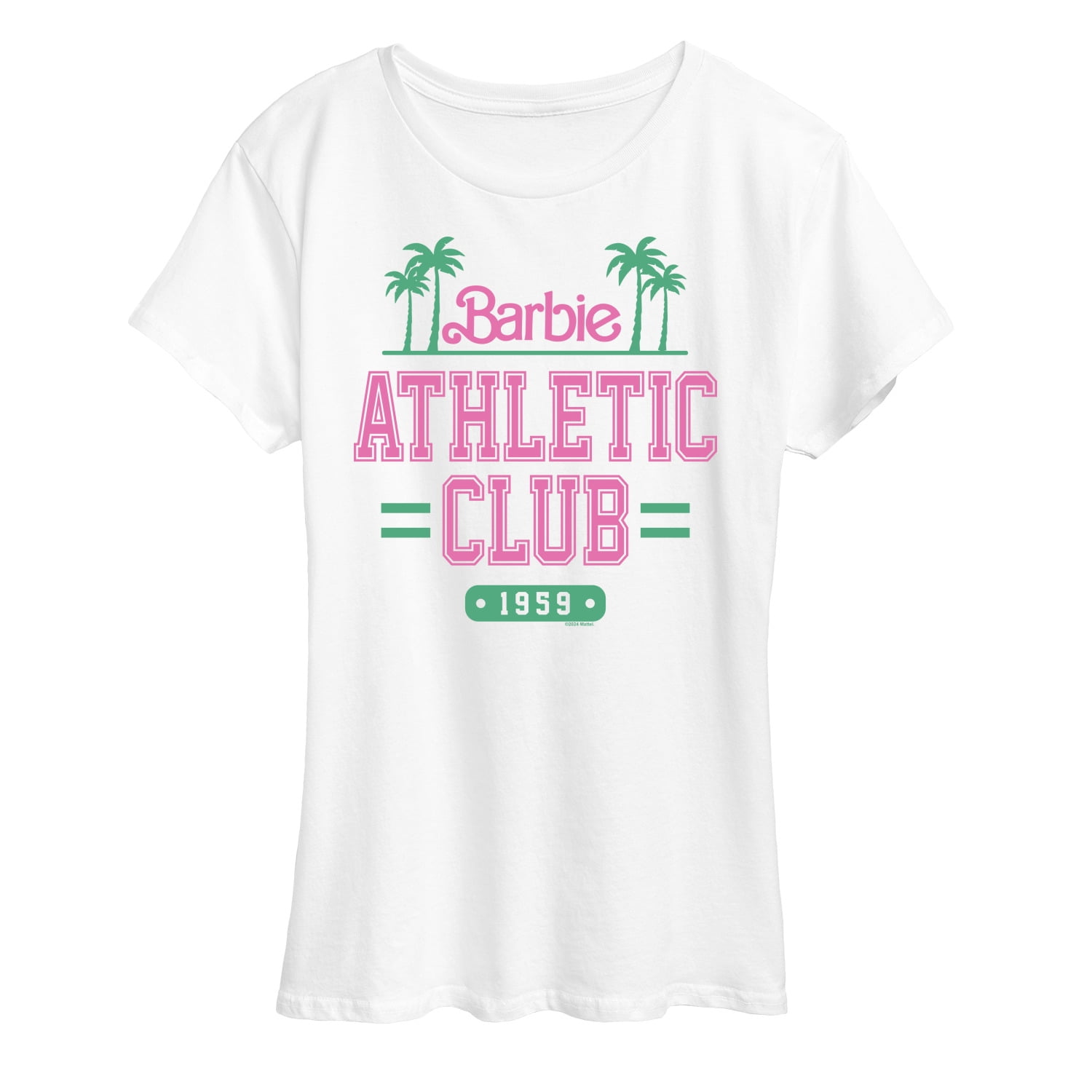 Barbie - Barbie Athletic Club - Women'S Short Sleeve Graphic T-Shirt ...
