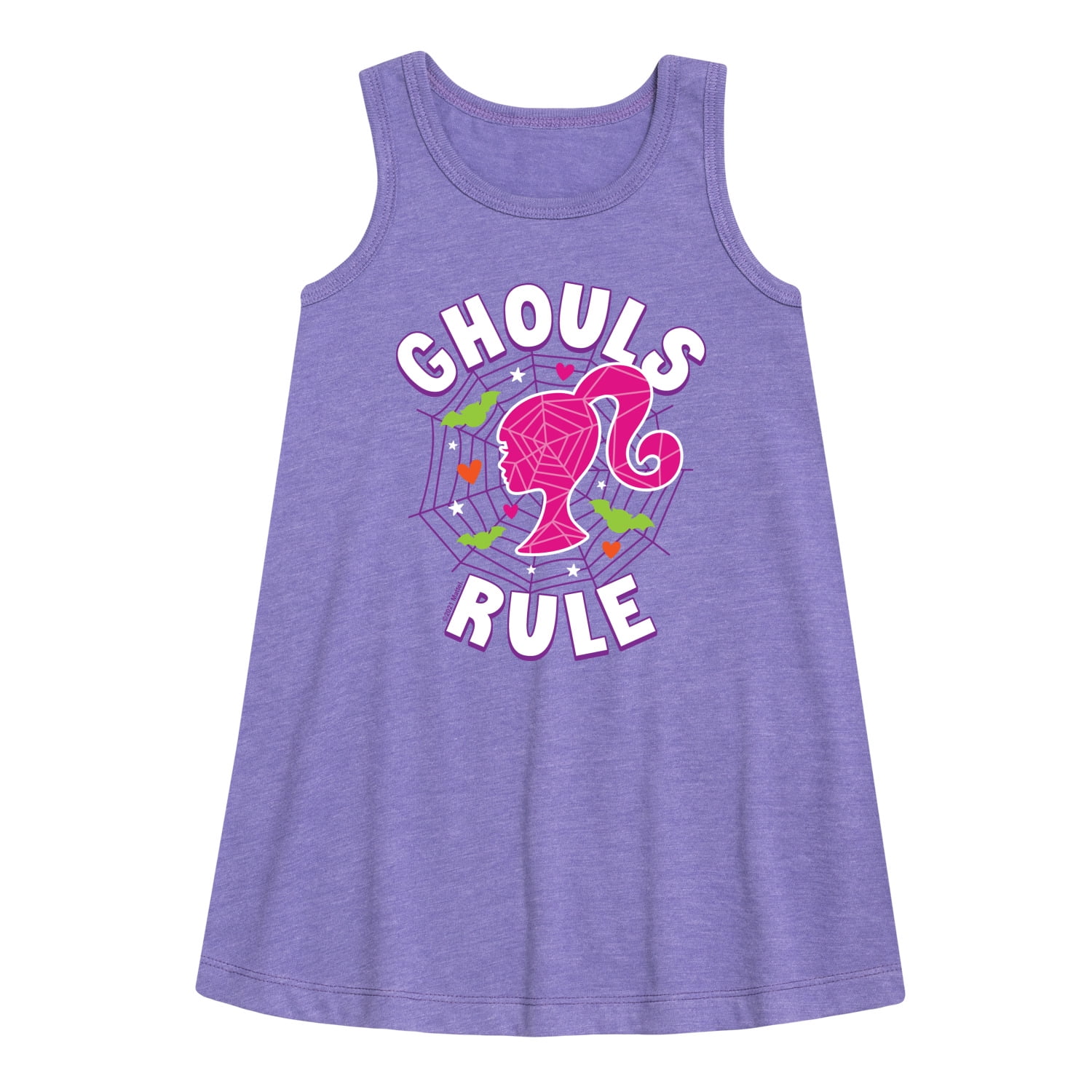 Barbie - Barbie Ghouls Rule - Toddler and Youth Girls A-line Dress ...