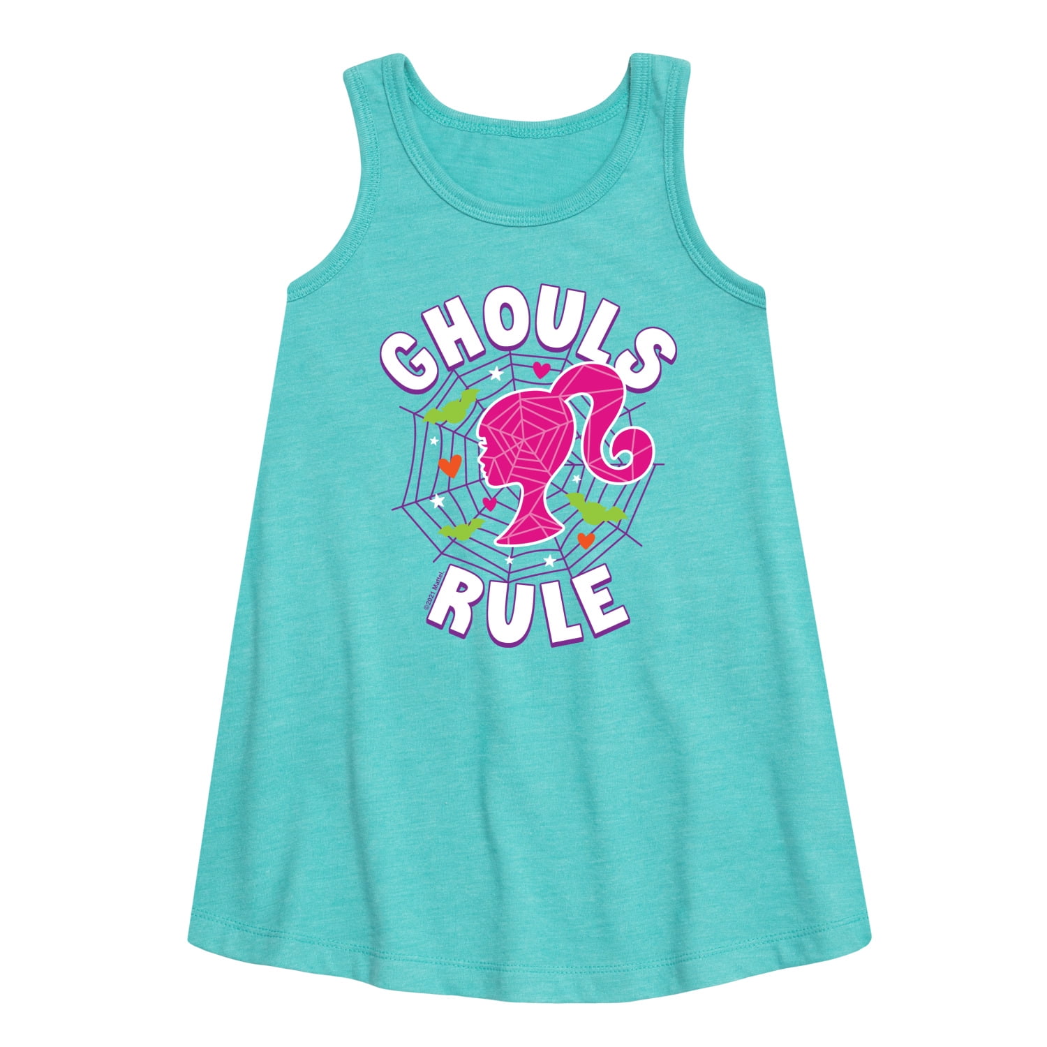 Barbie - Barbie Ghouls Rule - Toddler and Youth Girls A-line Dress ...