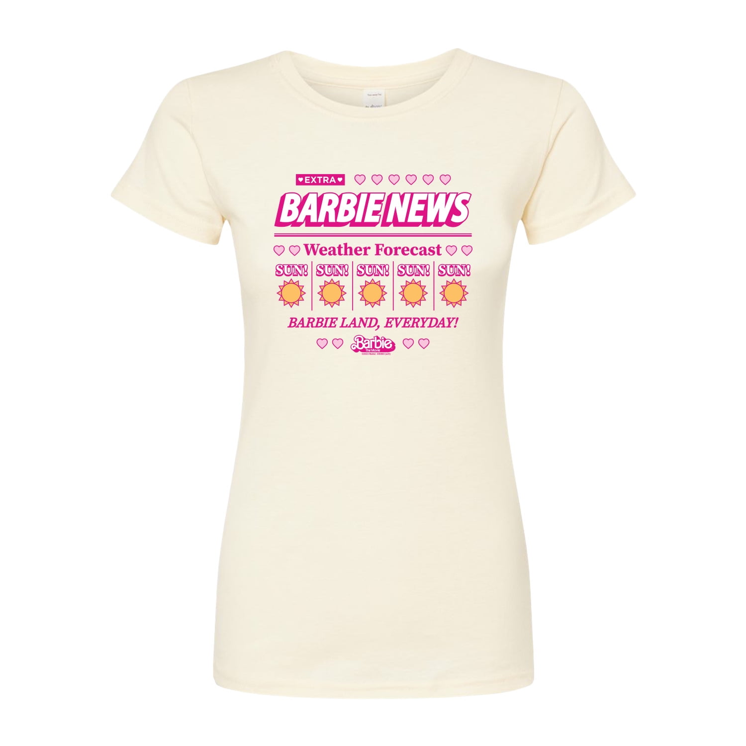 Barbie - Barbie Land New Weather Forecast - Sunny - Juniors Fitted ...