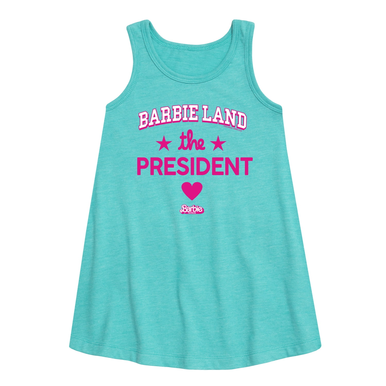 Barbie - Barbie Land Palm Trees - Toddler & Youth Girls A-line Dress ...
