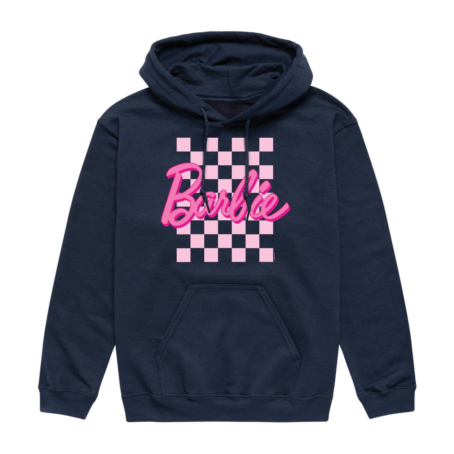 Barbie - Barbie Logo Checkered - Adult Pullover Hood - Walmart.com