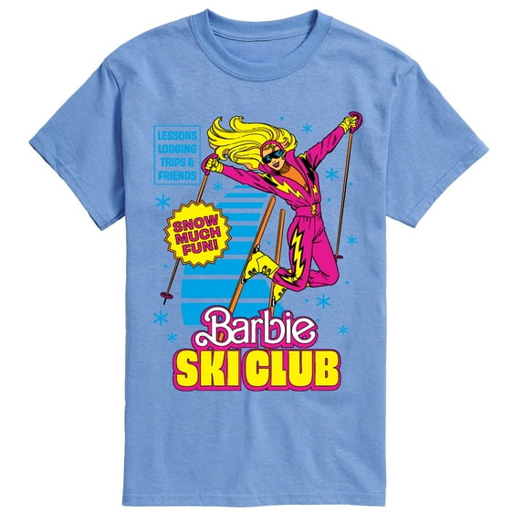 Barbie - Barbie Ski Club - Men's Short Sleeve Graphic T-Shirt - Walmart.com