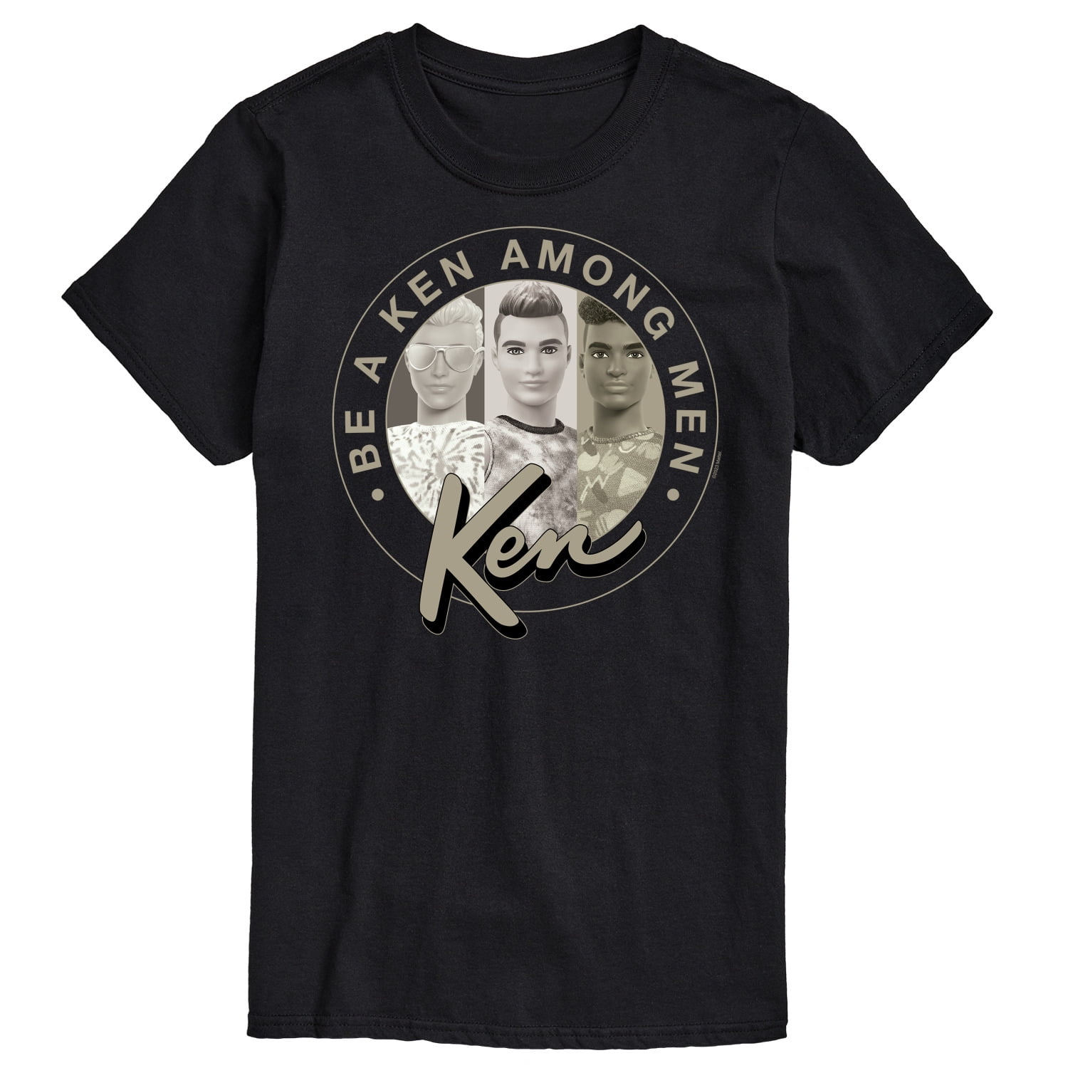 Barbie - Be a Ken Among Men - Men's Short Sleeve Graphic T-Shirt ...