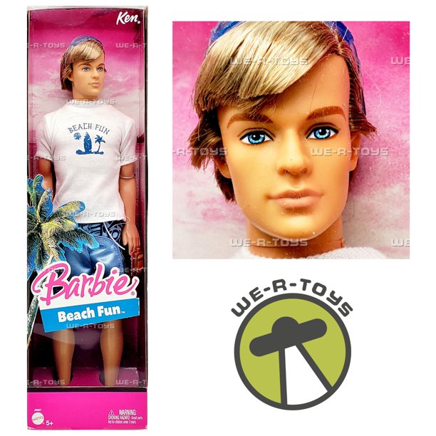 Barbie Beach Fun Ken Doll Fiesta Tropical - Walmart Business Supplies
