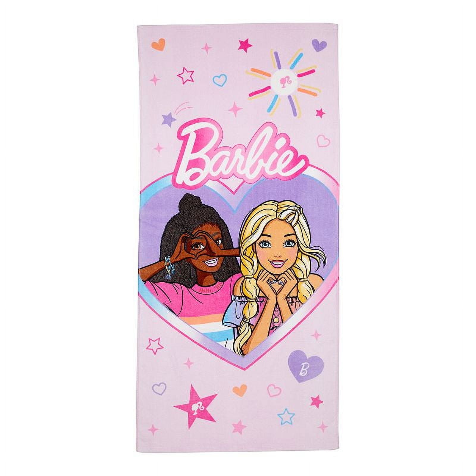 Barbie Beach Towel 28" x 58" for kids - Walmart.com