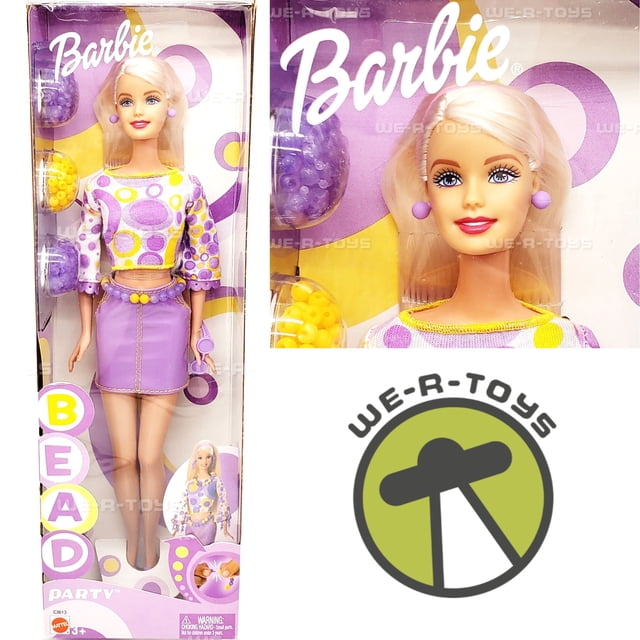 Barbie Bead Party Doll 2002 Mattel C3613 NEW - Walmart.com